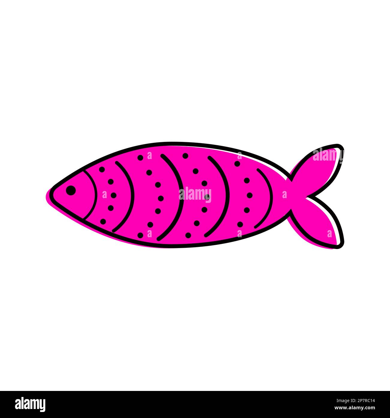 French April Fool's Day. Poisson d'avril. One color fish for your ...