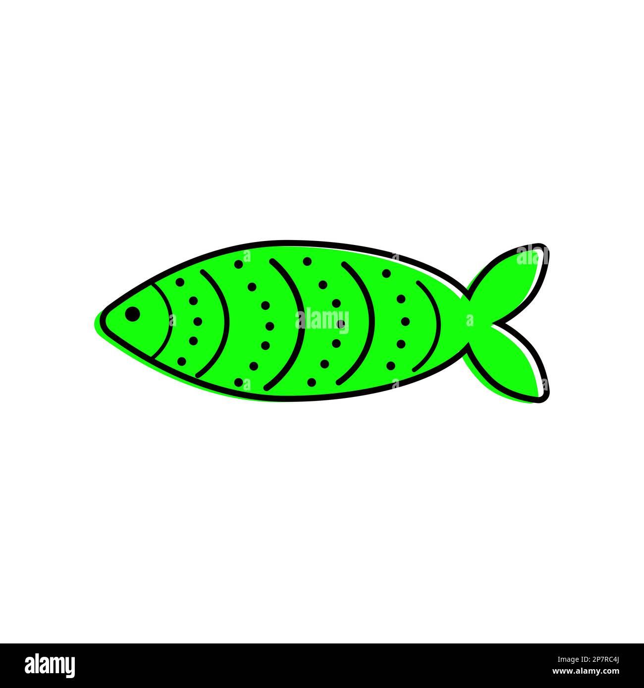 French April Fool's Day. Poisson d'avril. One color fish for your ...