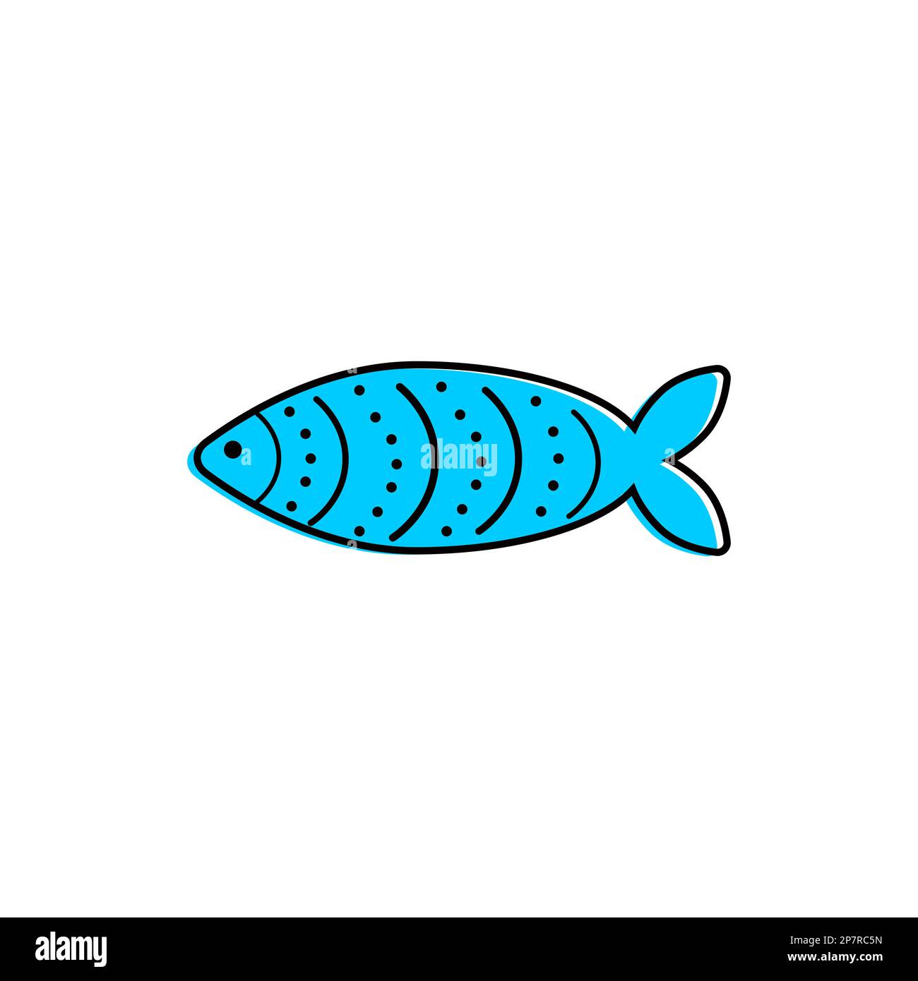 French April Fool's Day. Poisson d'avril. One color fish for your ...