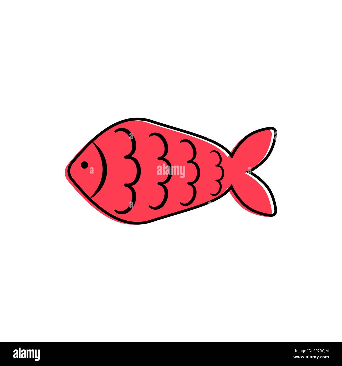 French April Fool's Day. Poisson d'avril. One color fish for your ...