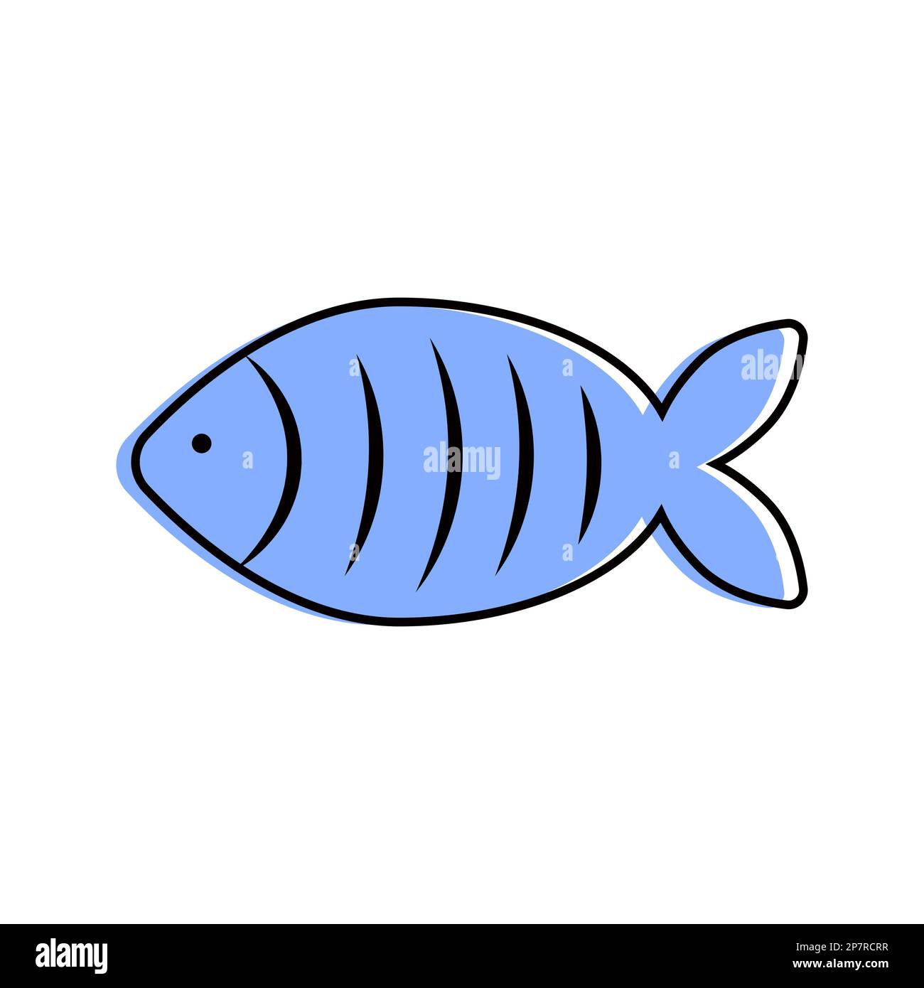 French April Fool's Day. Poisson d'avril. One color fish for your ...