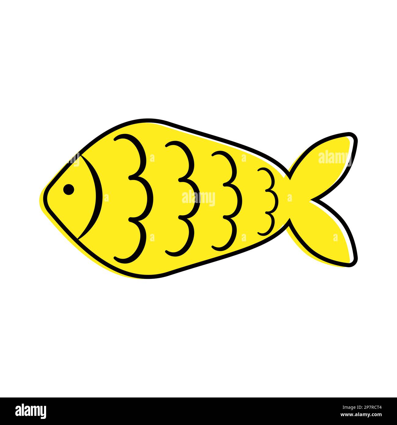 French April Fool's Day. Poisson d'avril. One color fish for your ...