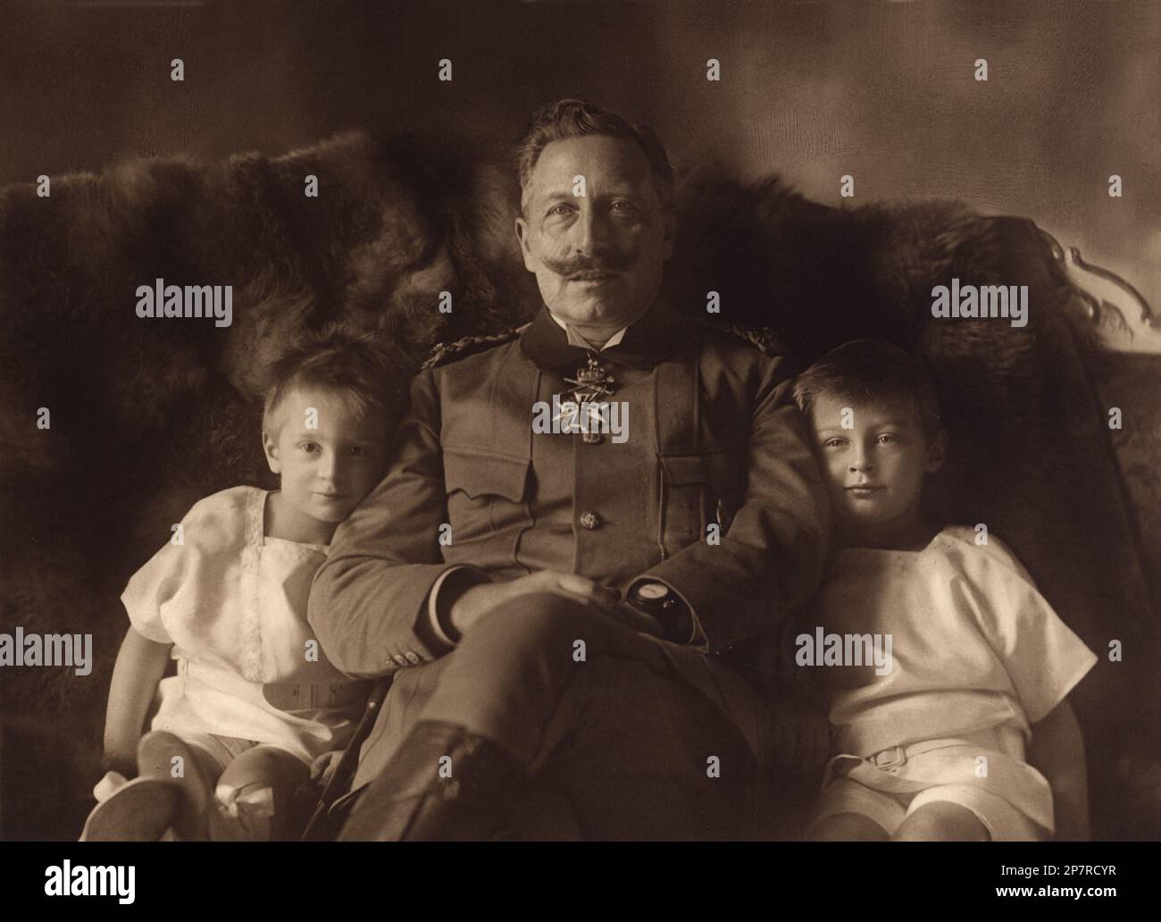 1913 ca : The Kaiser WILHELM II ( Guglielmo II ) HOHENZOLLERN , King of ...