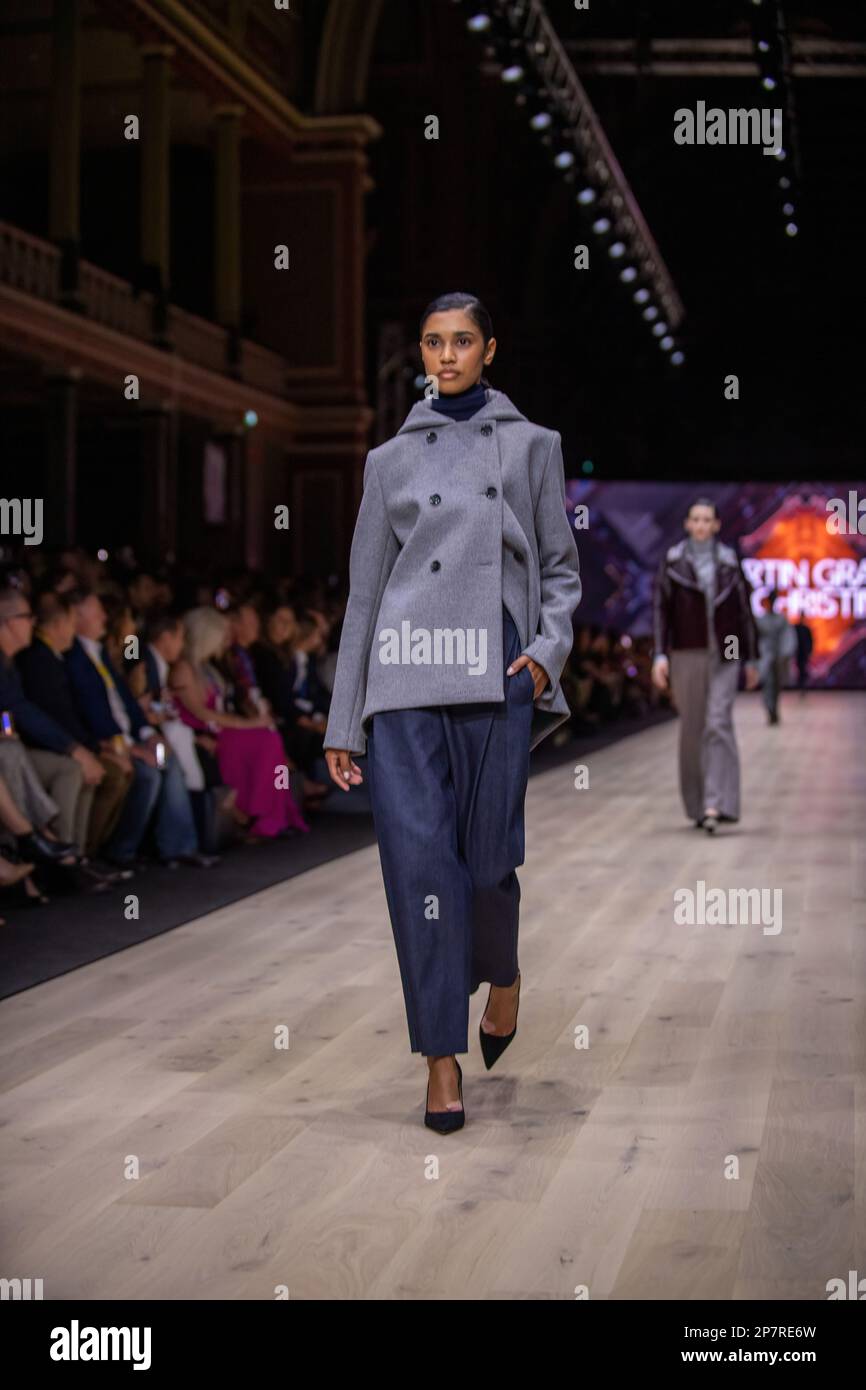 Melbourne, Australia. 08th Mar, 2023. A model showcases designs by ...