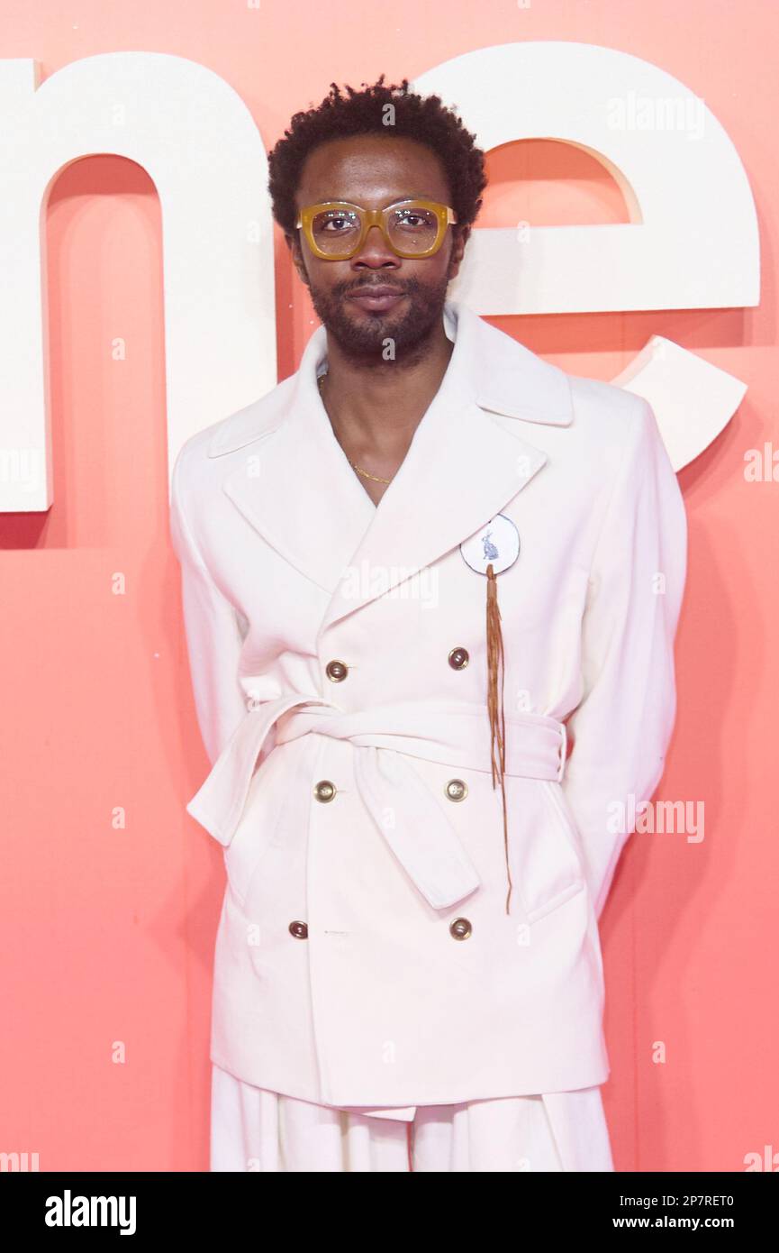 London, UK . 8 March, 2023 . Omari Douglas pictured at the The UK ...