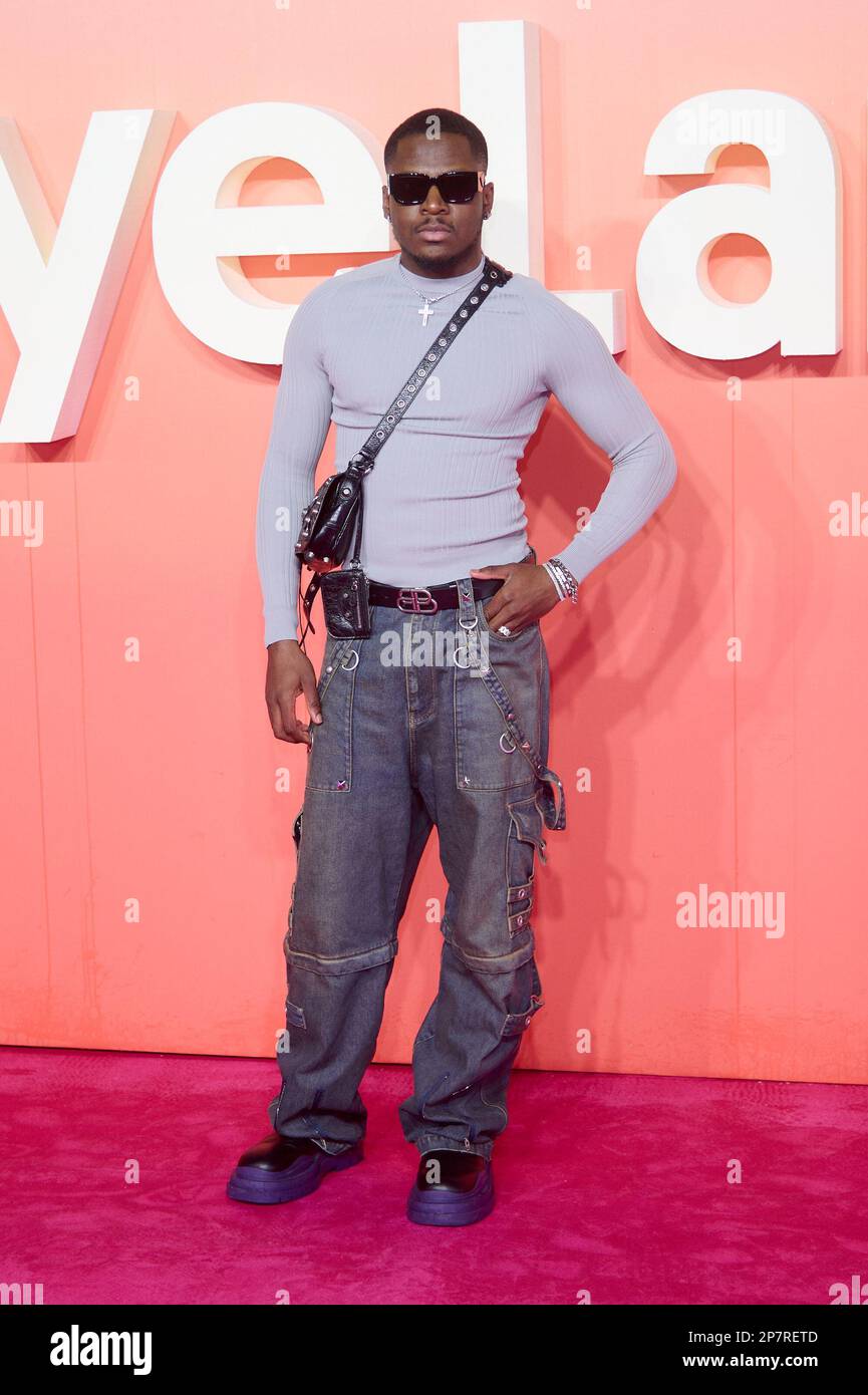 London, UK . 8 March, 2023 . Ehiz Ufuah pictured at the The UK Premiere ...