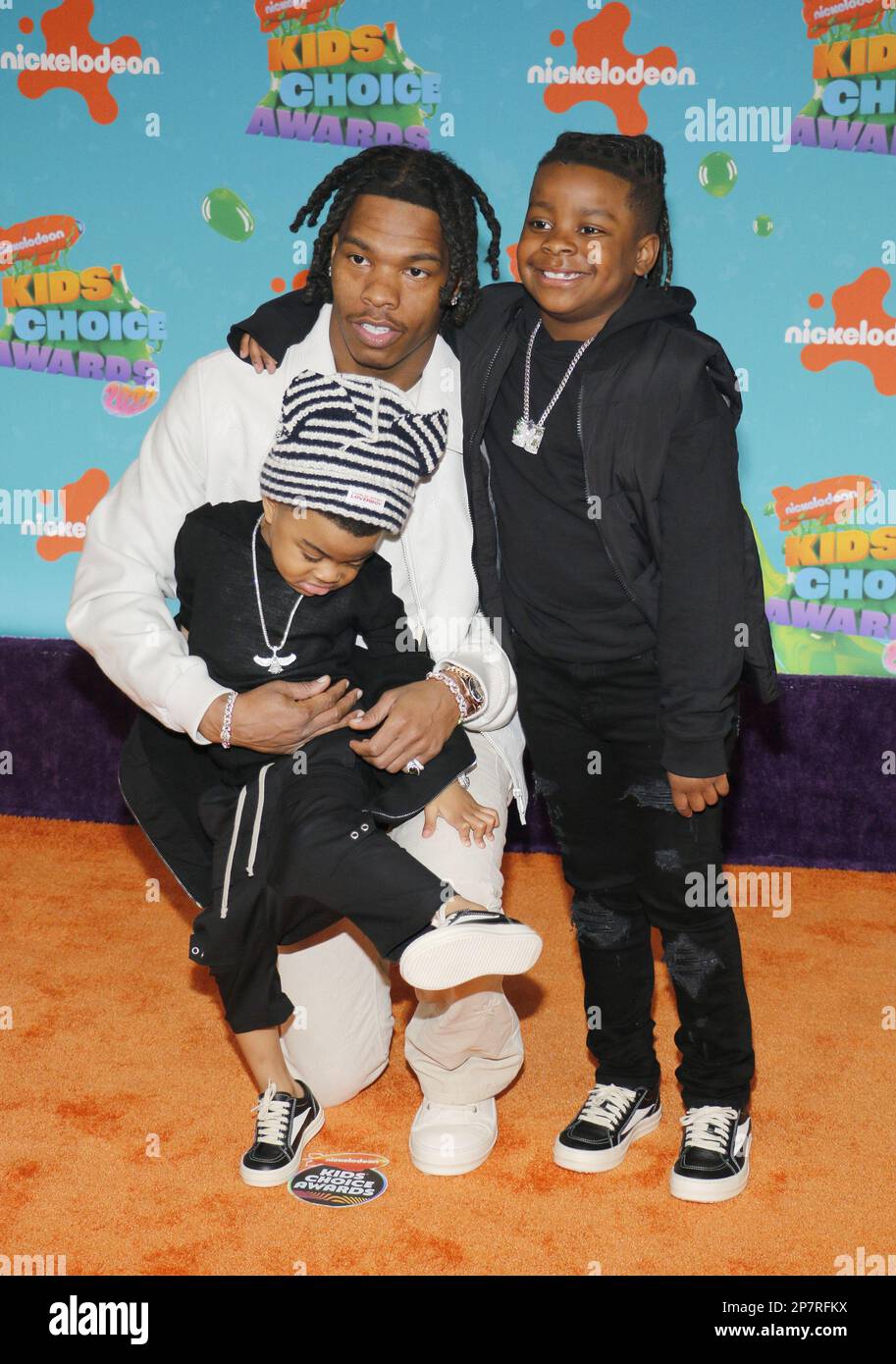 Loyal Jones, Lil Baby, and Jason Jones at the Nickelodeon Kids' Choice ...