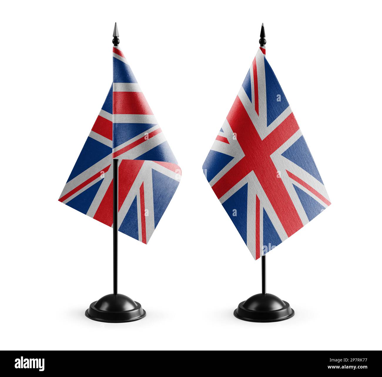 Small national flags of the United Kingdom on a white background Stock ...