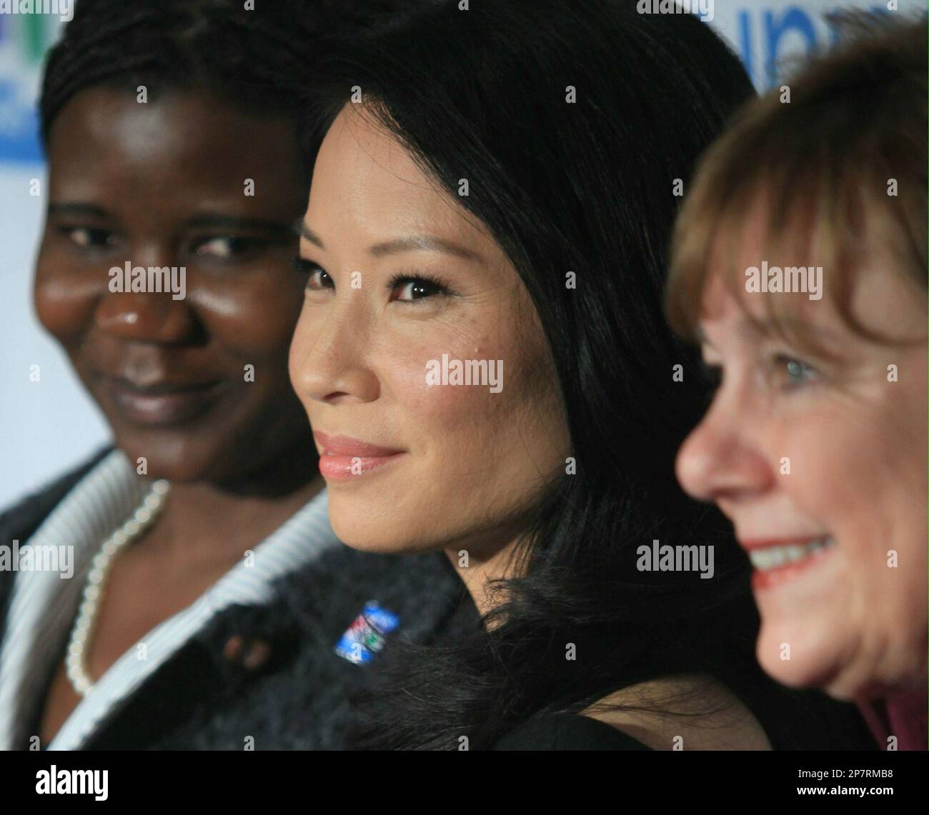 Grace Akallo, 29, left, a former child soldier in Uganda, actress and ...