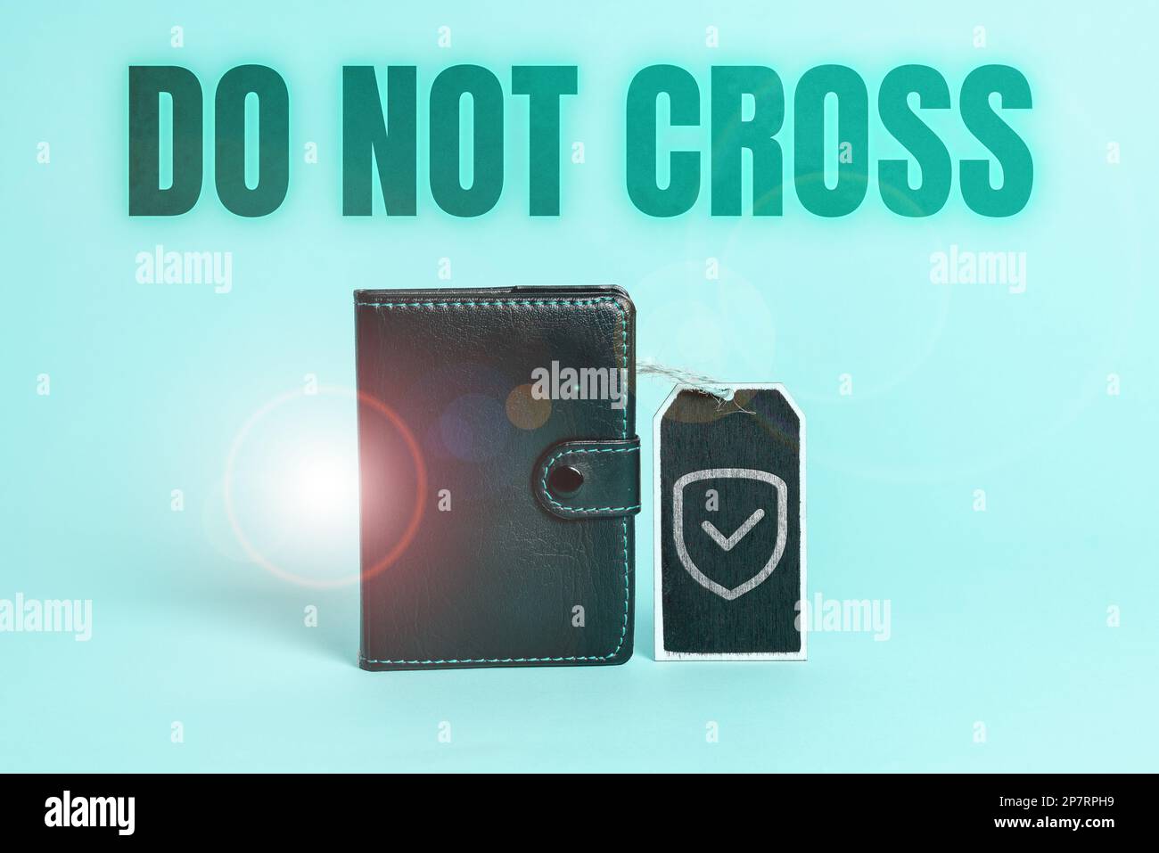 Conceptual caption Do Not Cross. Word for Crossing is forbidden ...