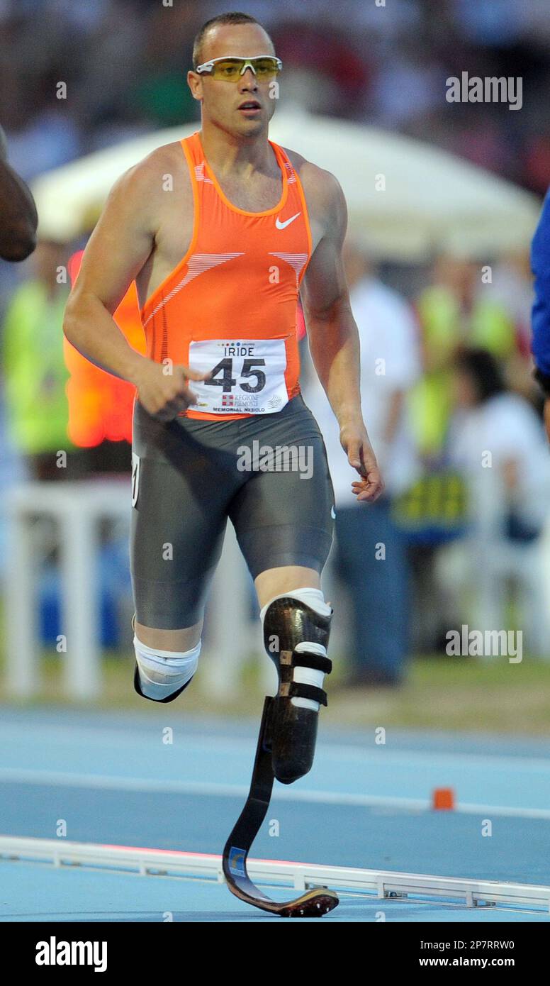 FILE - This is a June 4, 2009, file photo showing South Africa's Oscar ...