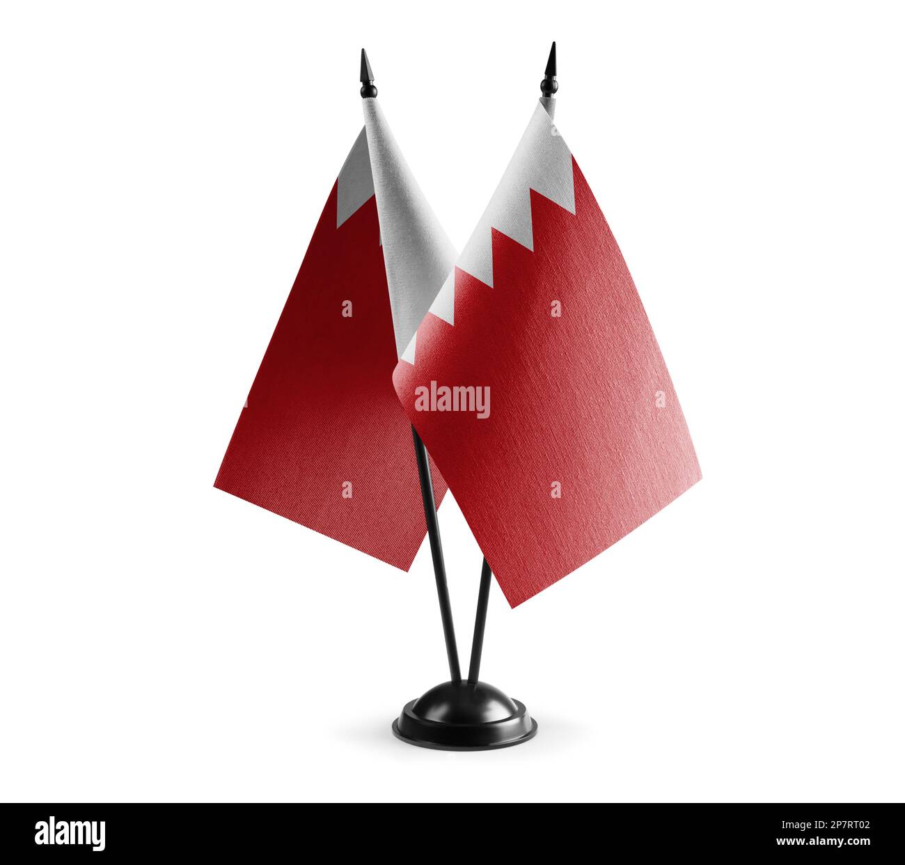 Small national flags of the Bahrain on a white background Stock Photo ...