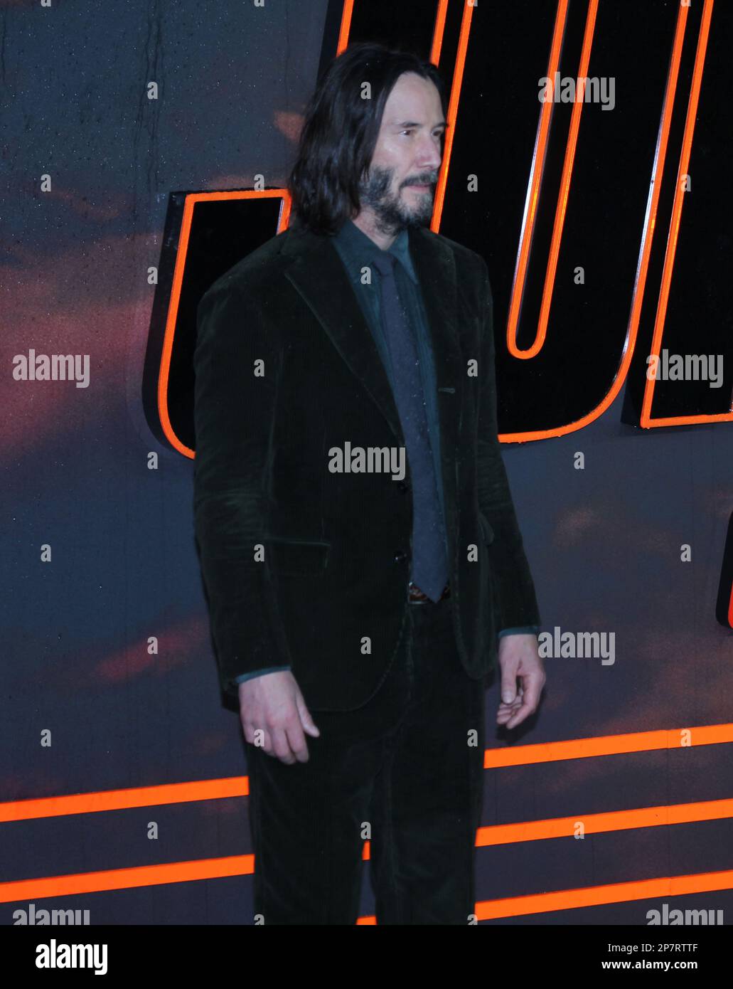 London, UK. Keanu Reeves at the UK premiere of John Wick Chapter 4 ...