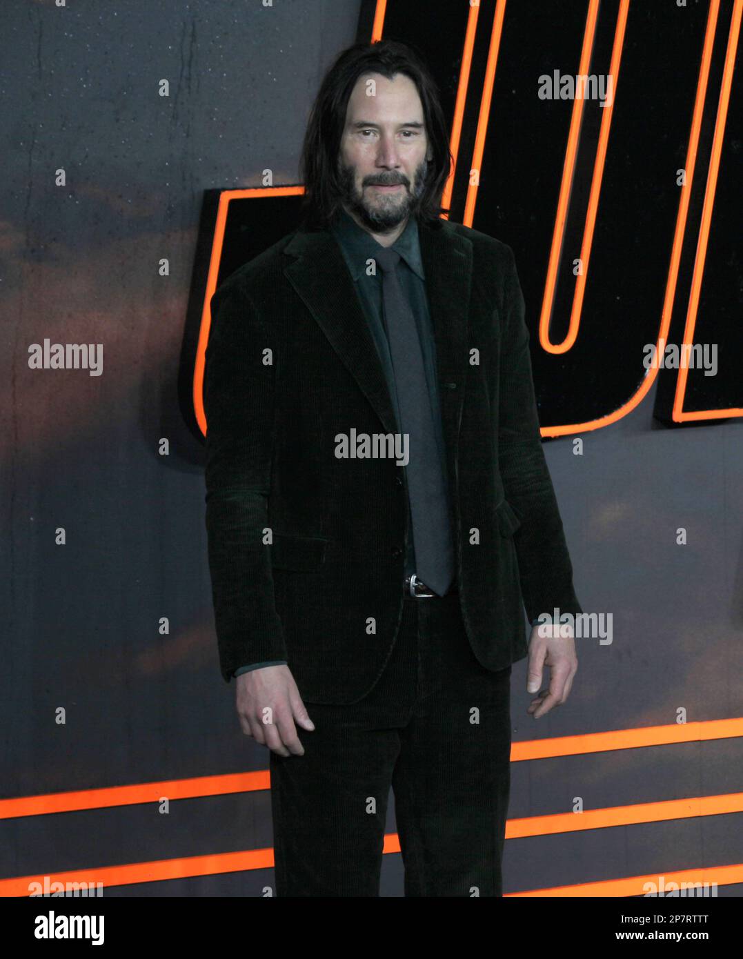 London, UK. Keanu Reeves at the UK premiere of John Wick Chapter 4 ...