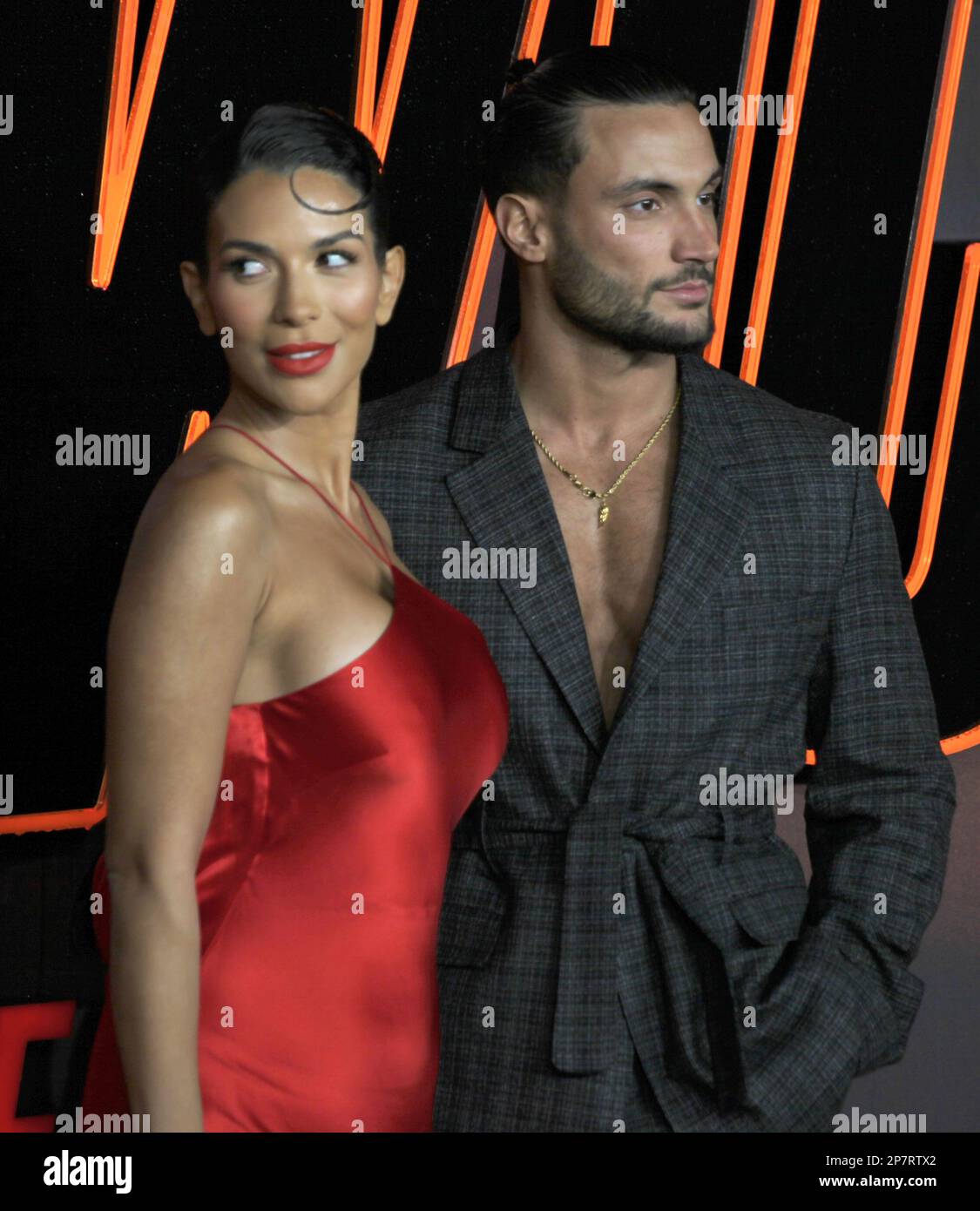 London, UK. Ekin-Su Culculoglu and David Sanclimenti at the UK premiere ...