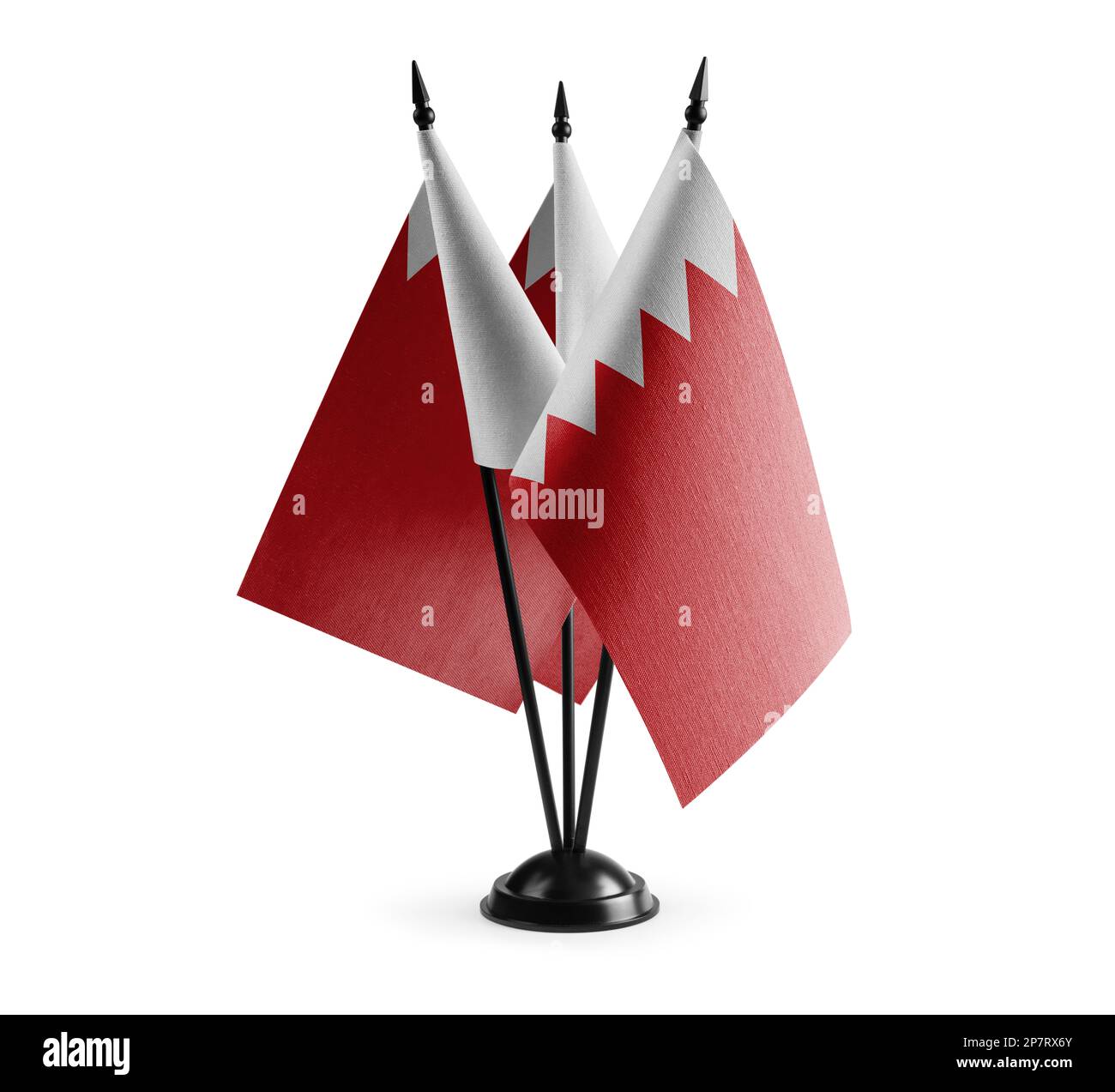 Small national flags of the Bahrain on a white background Stock Photo ...