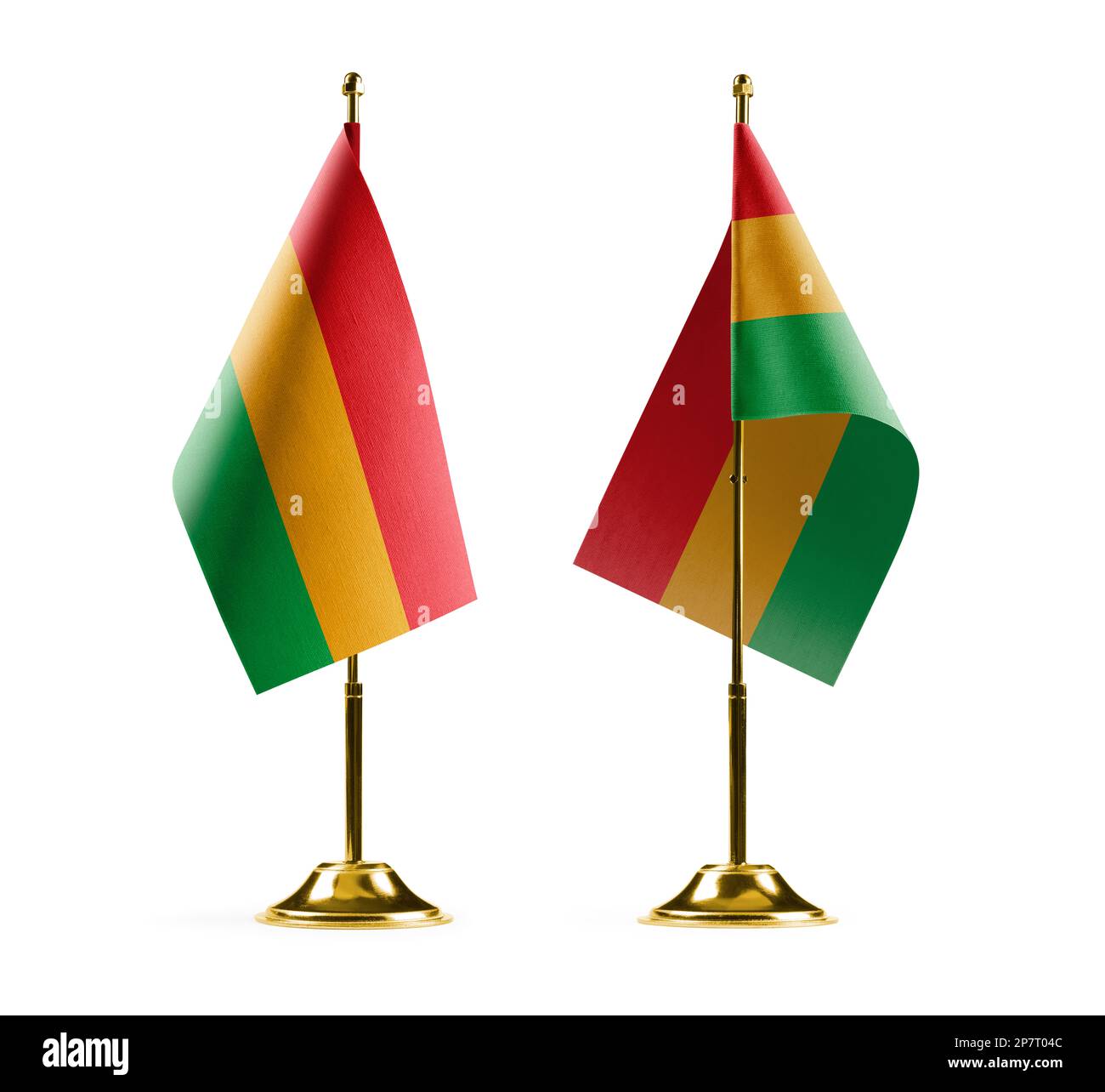 Small national flags of the Bolivia on a white background Stock Photo ...