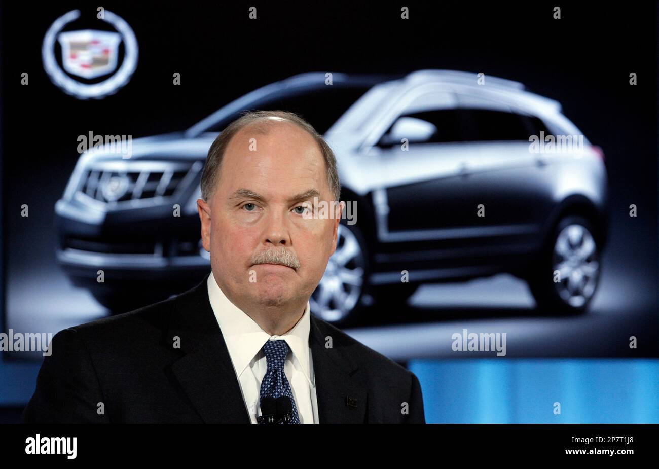 General Motors Corp. President and CEO Fritz Henderson speaks during a ...