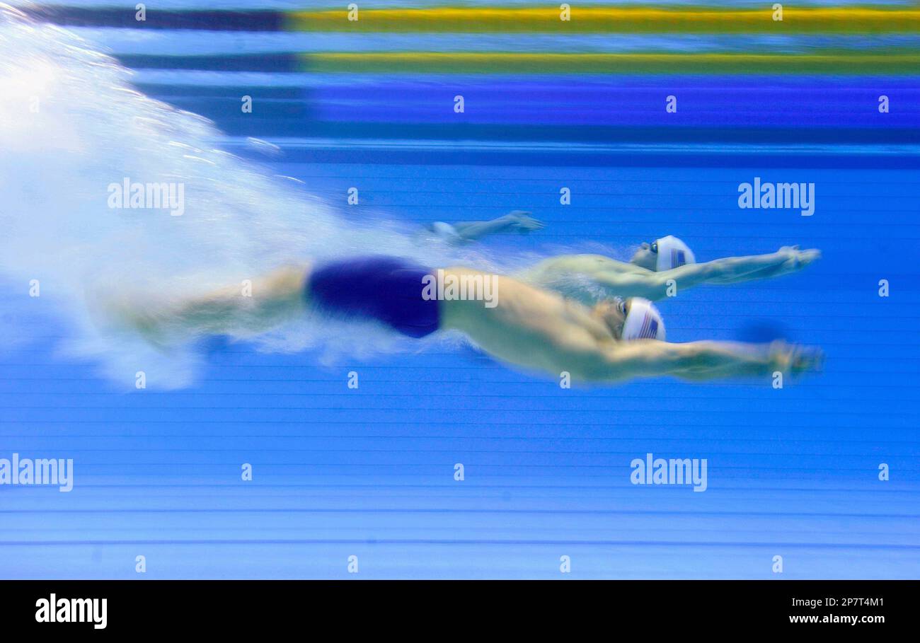 Dominick Glavich, front, and Kevin Darmody, background, both from the ...