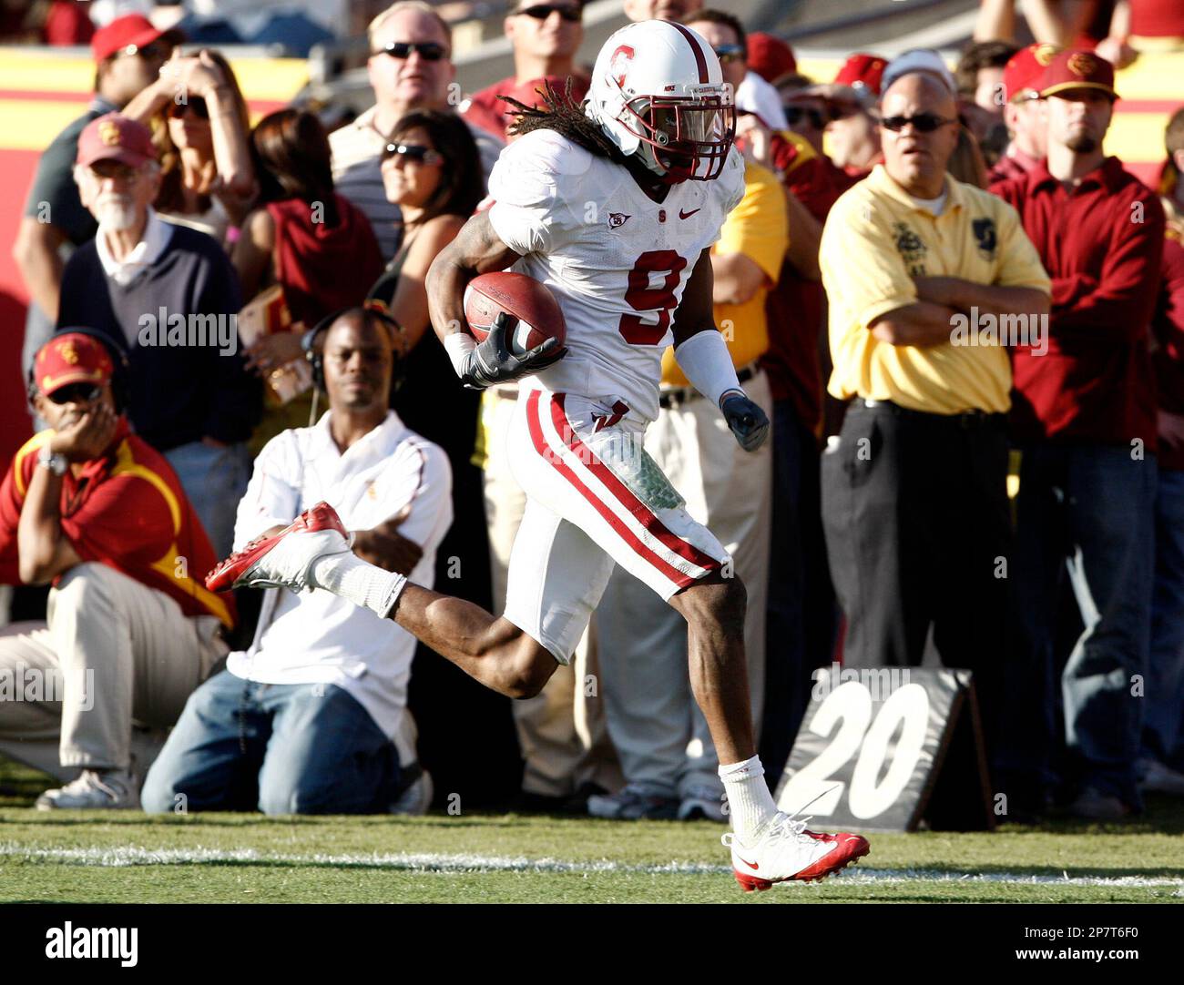 Stanford's Richard Sherman runs an interception back for a touchdown ...
