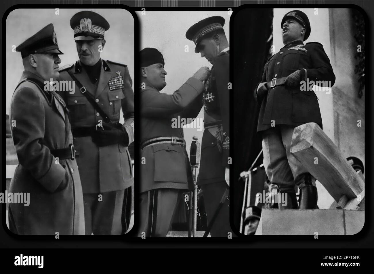 Benito Mussolini, (the Duce) Protagonist of the tragic and disastrous ...