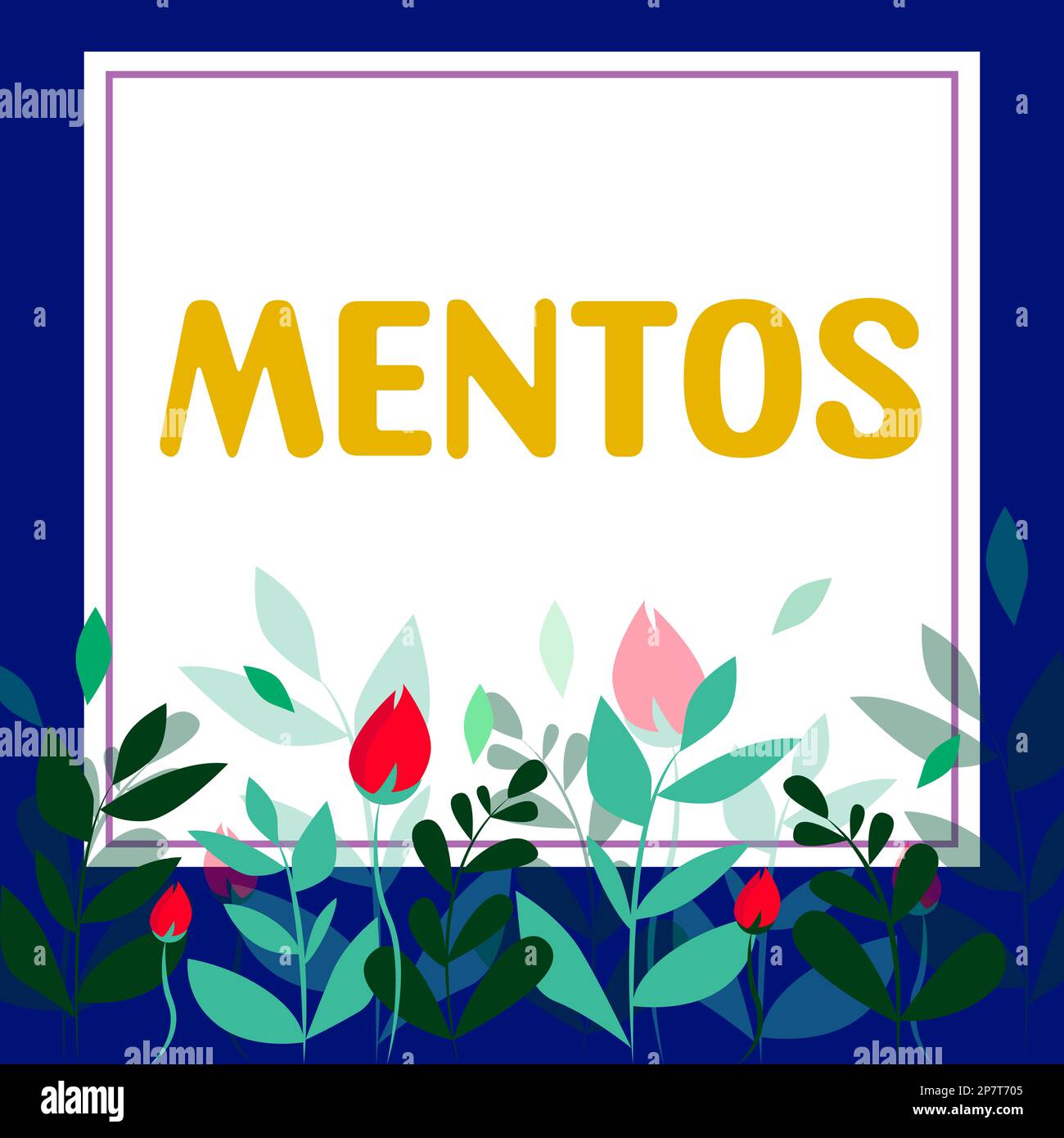 Text sign showing Mentos. Business approach style of Jamaican folk ...