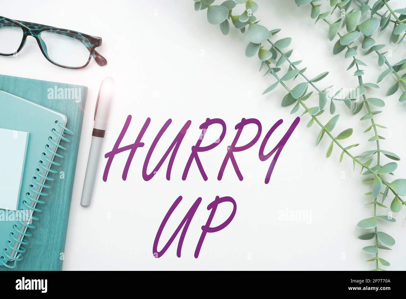 Inspiration showing sign Hurry Up. Business approach asking someone to ...