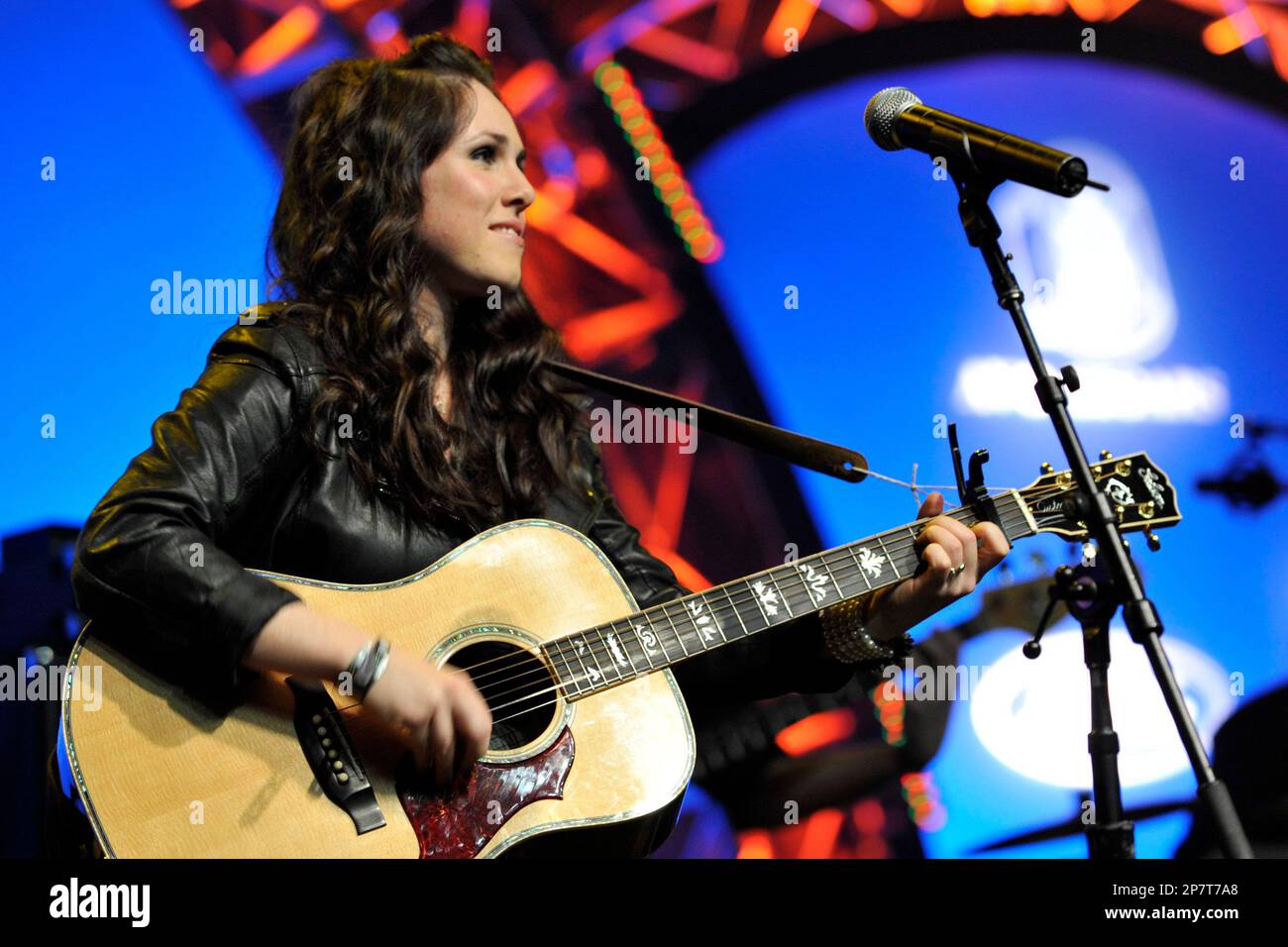 British singer Sandi Thom performs on stage at the Avo Session in Basel ...
