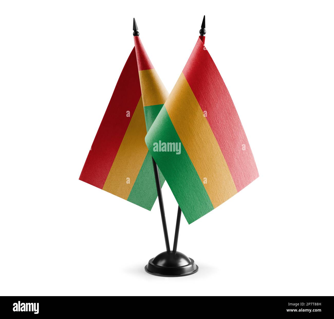 Small national flags of the Bolivia on a white background Stock Photo ...