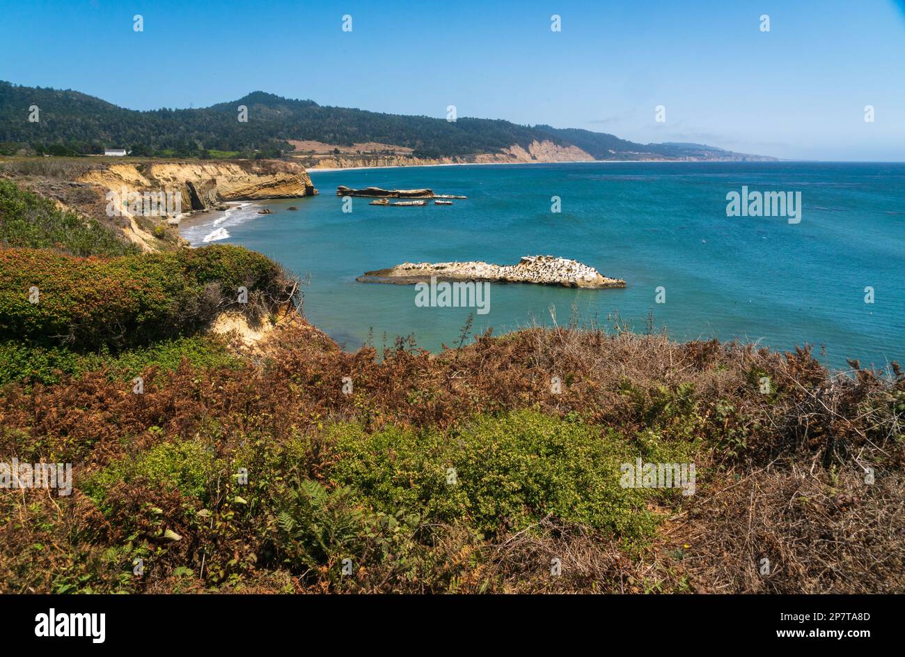 Pacific Ocean Overlook at Ava Nuevo State Park Stock Photo - Alamy