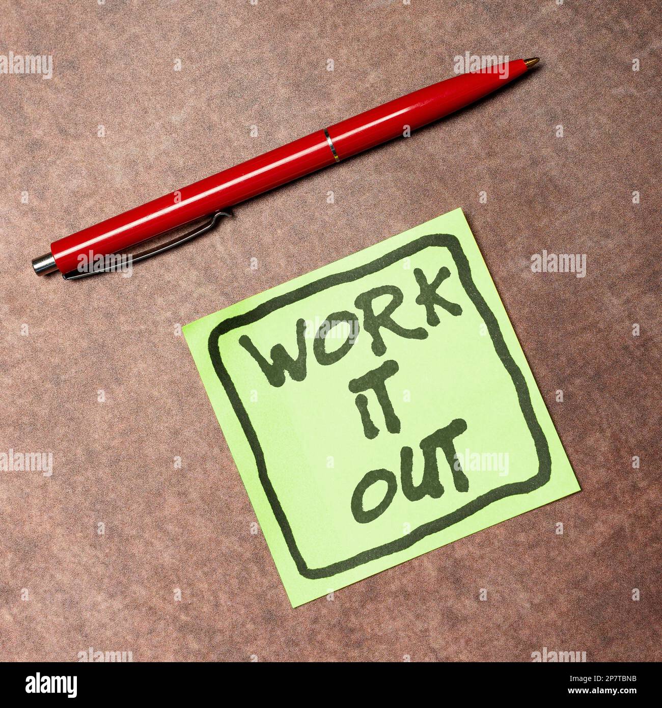 Inspiration showing sign Work It Out. Business overview Planning ...