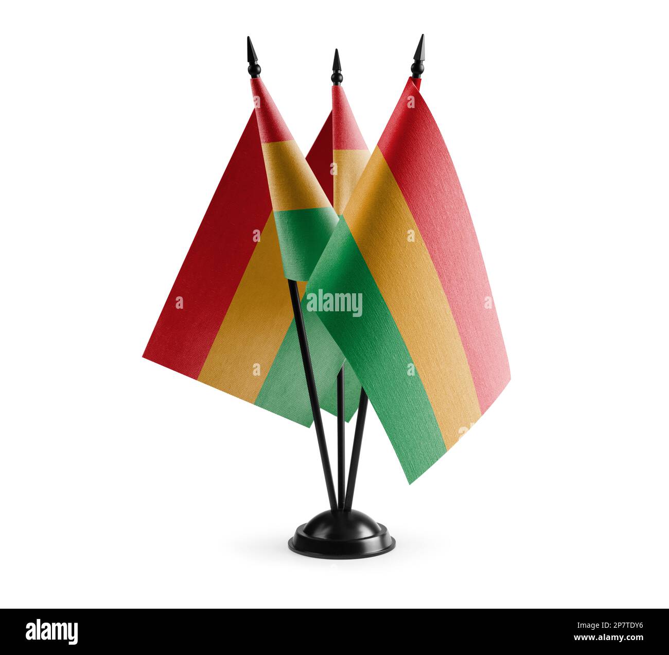 Small national flags of the Bolivia on a white background Stock Photo ...