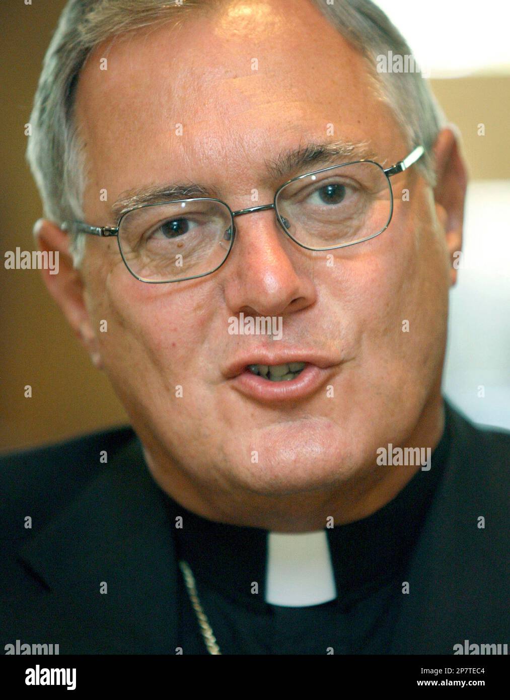 FILE - In this Aug. 21, 2008 file photo, Bishop Thomas Tobin speaks ...