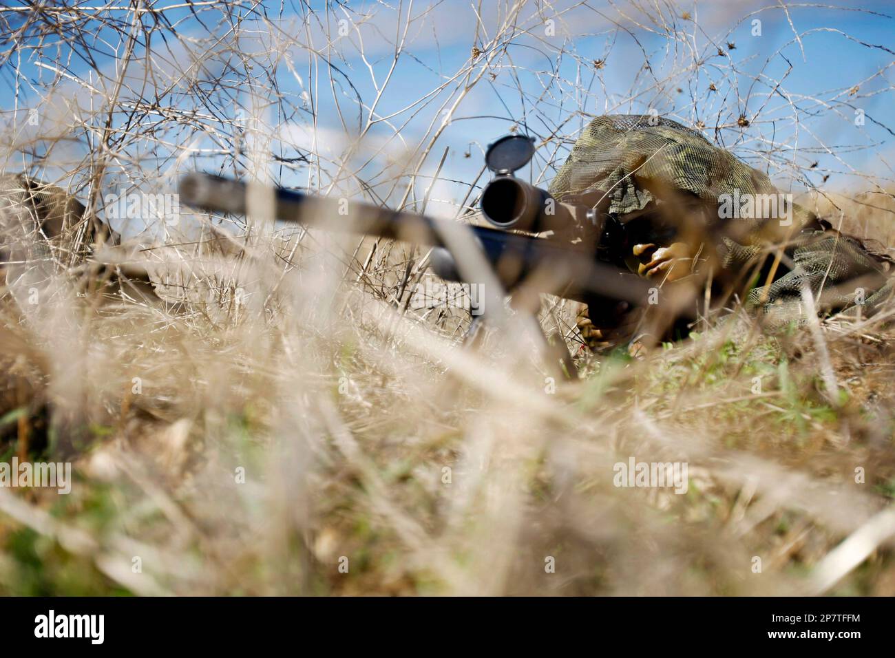 In this photo taken Wednesday, Nov. 11, 2009, an Israeli female soldier ...