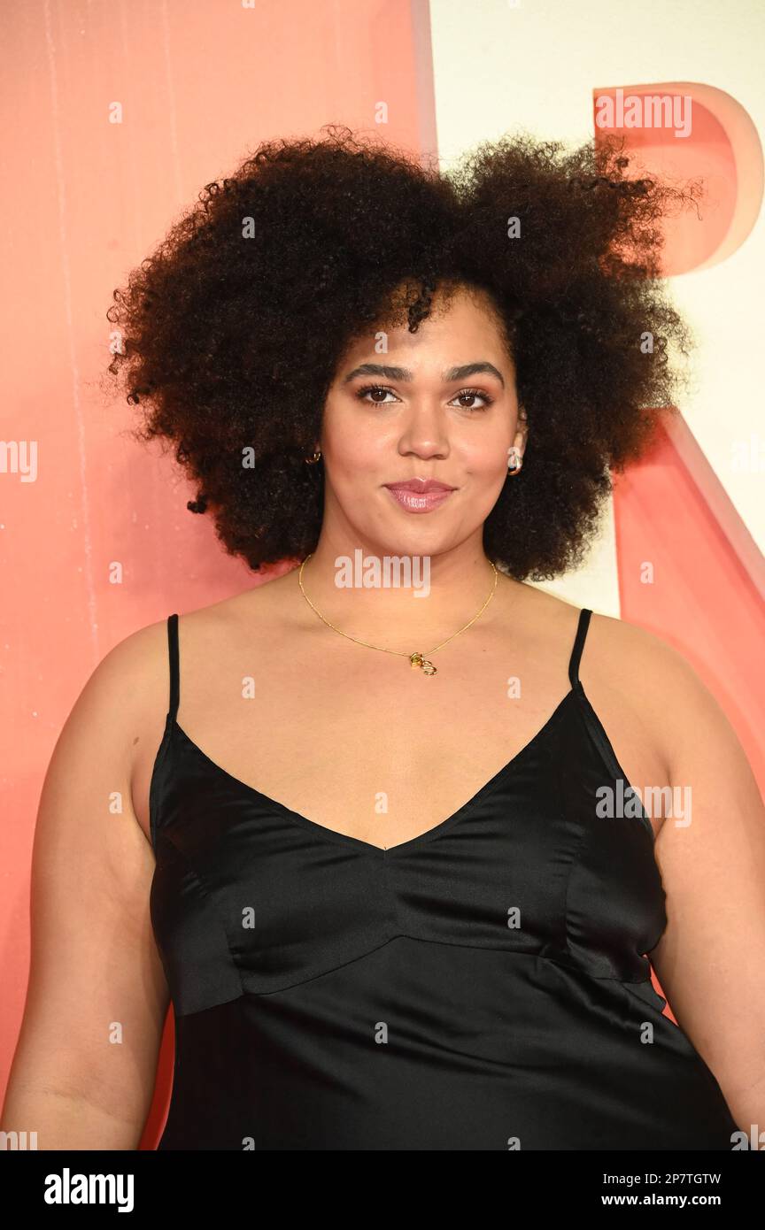 London, UK. 08th Mar, 2023. Shareefa J attends UK Premiere of RYE LANE ...
