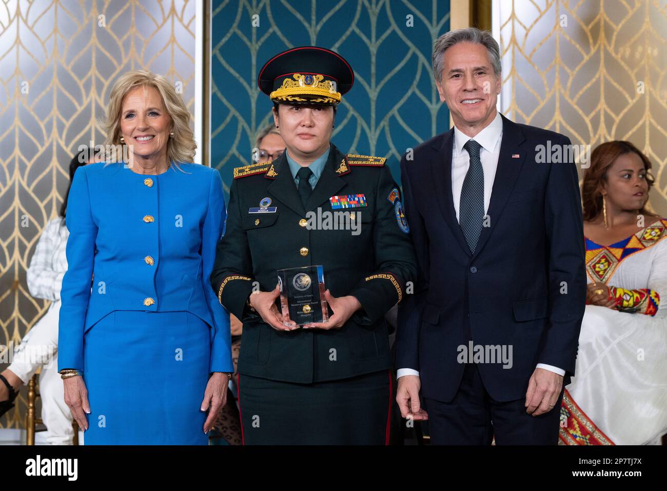 Brig. Gen. Bolor Ganbold of Mongolia receives the International Women ...