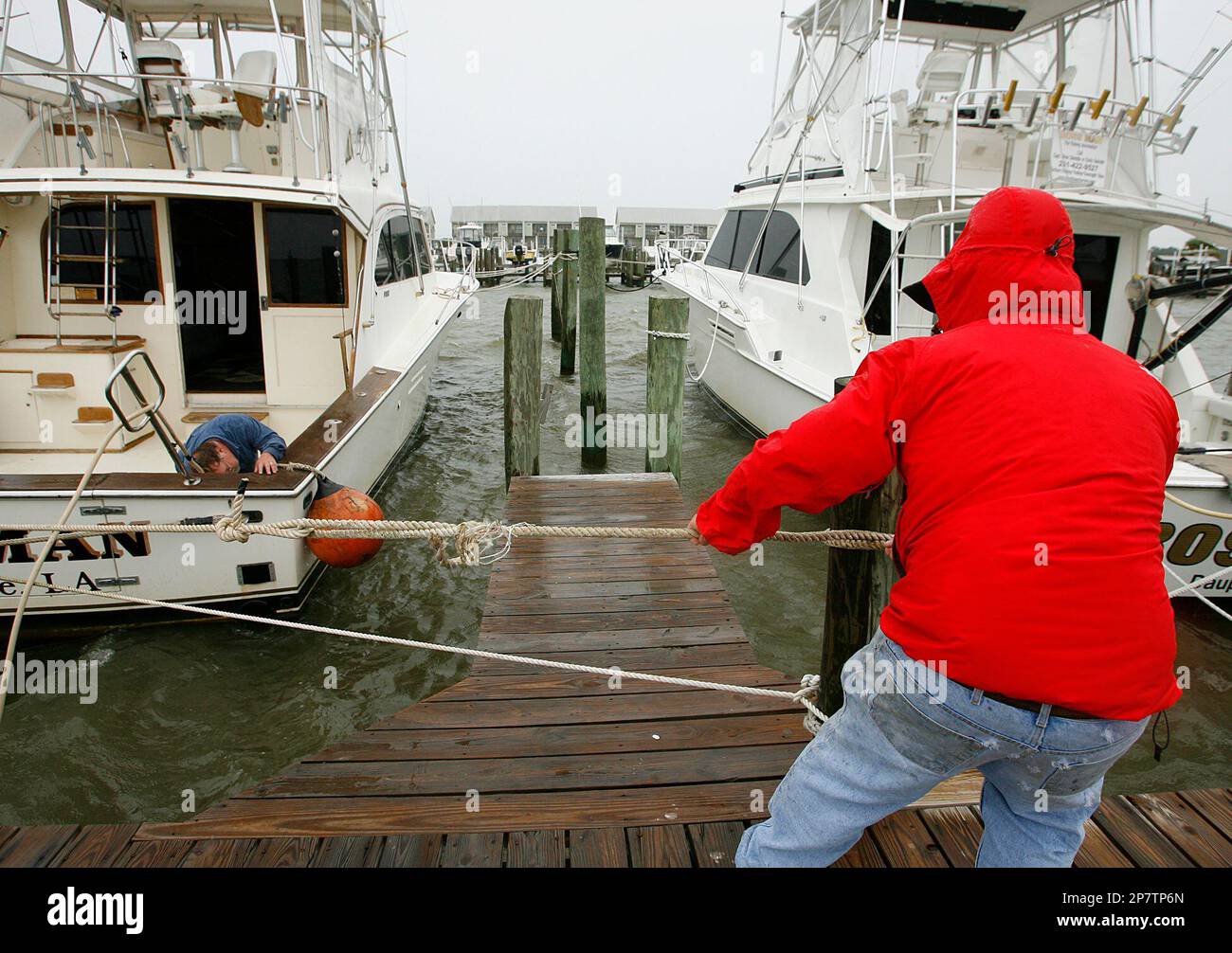 Russell Wilson of Mobile, Ala., captain of the charter fishing boat ...