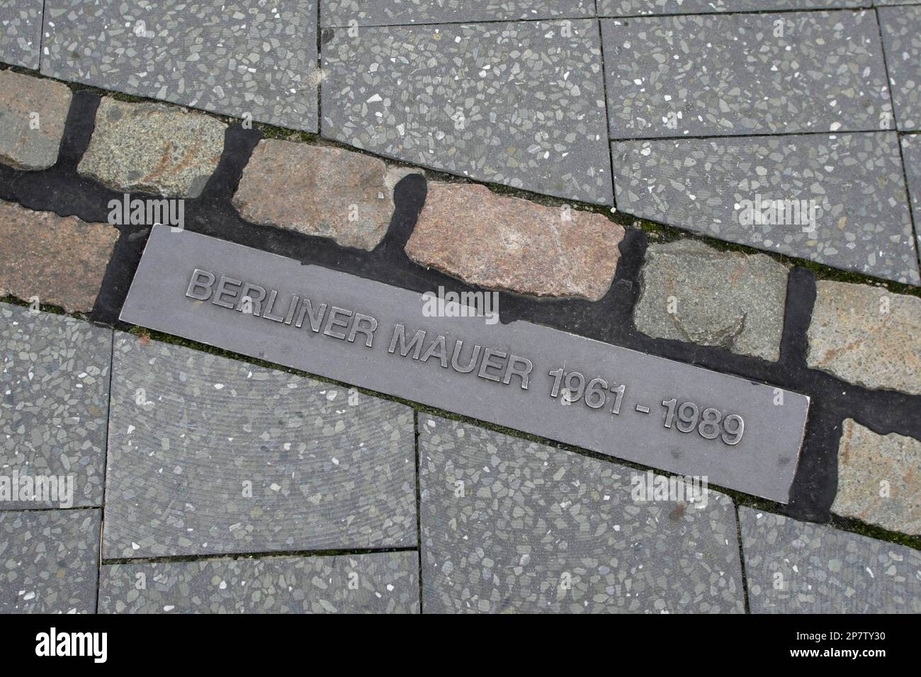 THREE OF TEN * FILE - The stones of the Berlin Wall Trail mark the site ...