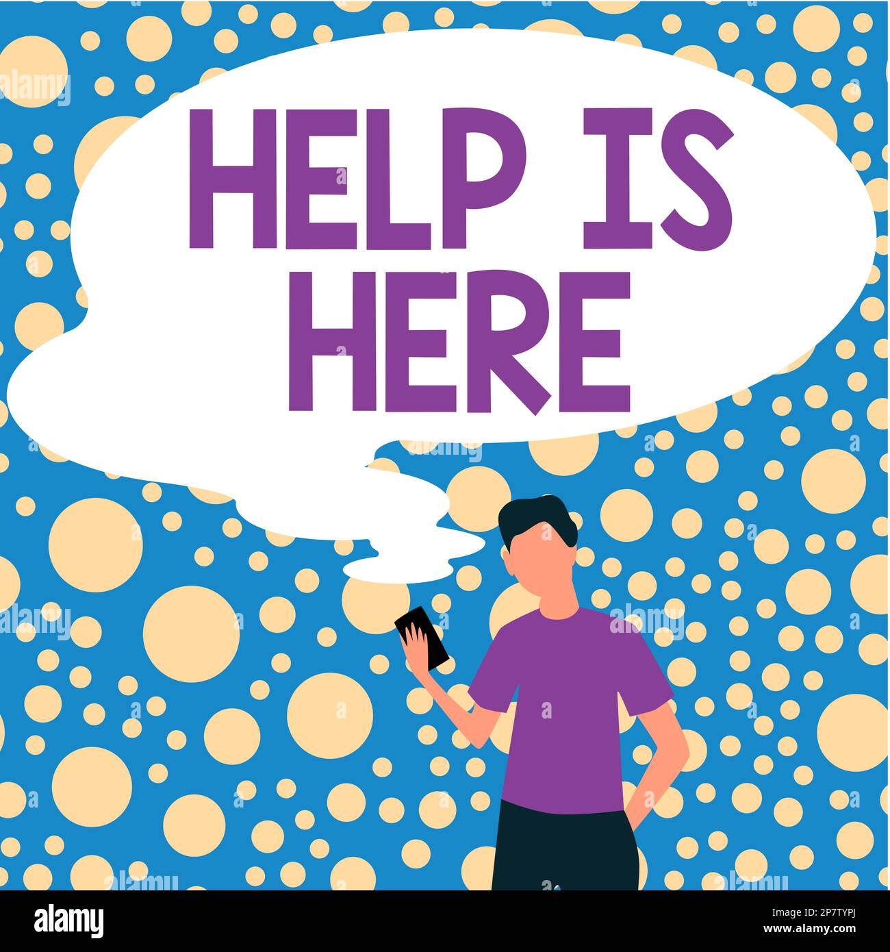 Conceptual display Help Is Here. Business idea The action of helping ...