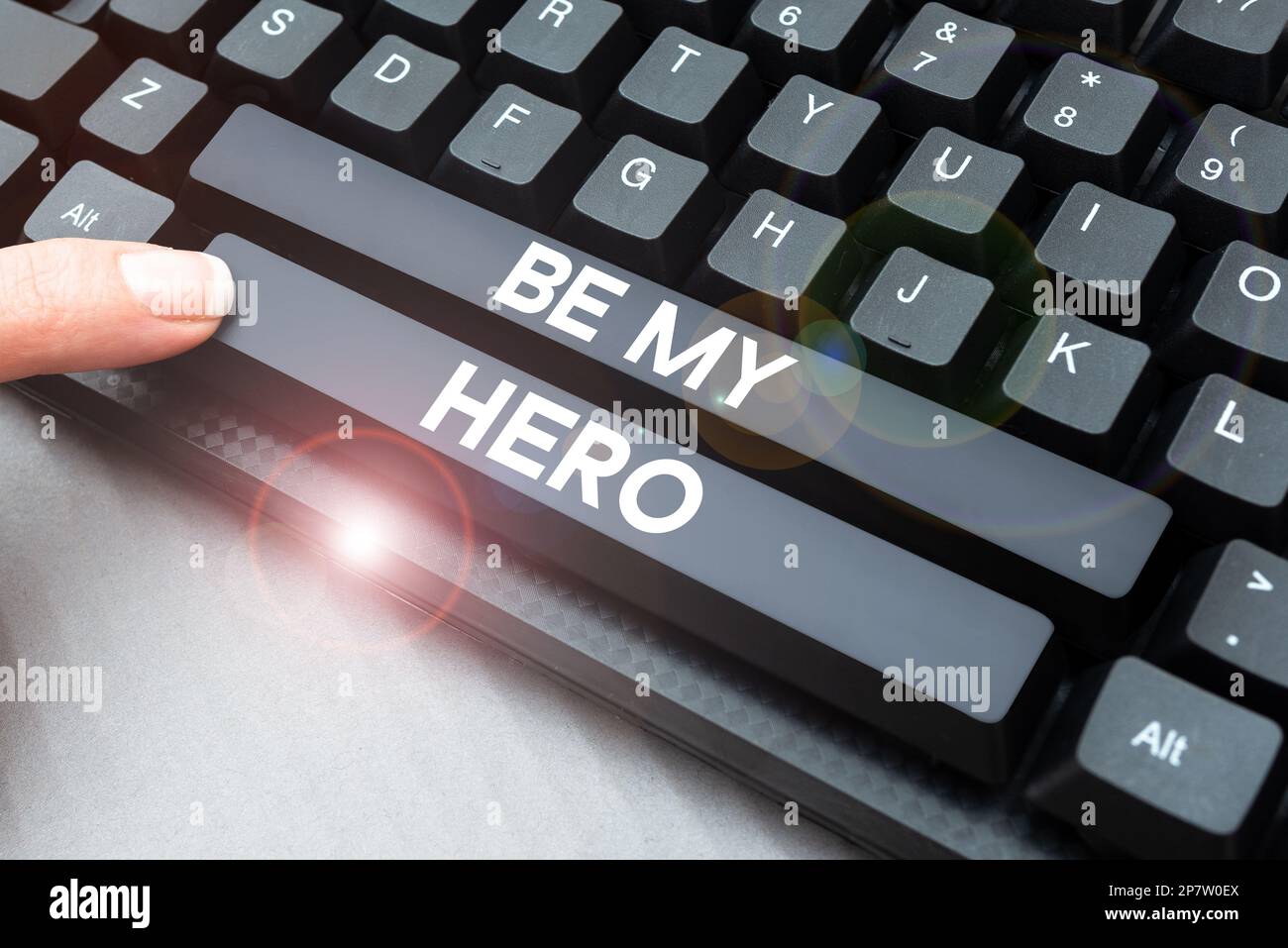 Writing displaying text Be My Hero. Conceptual photo Request by someone ...