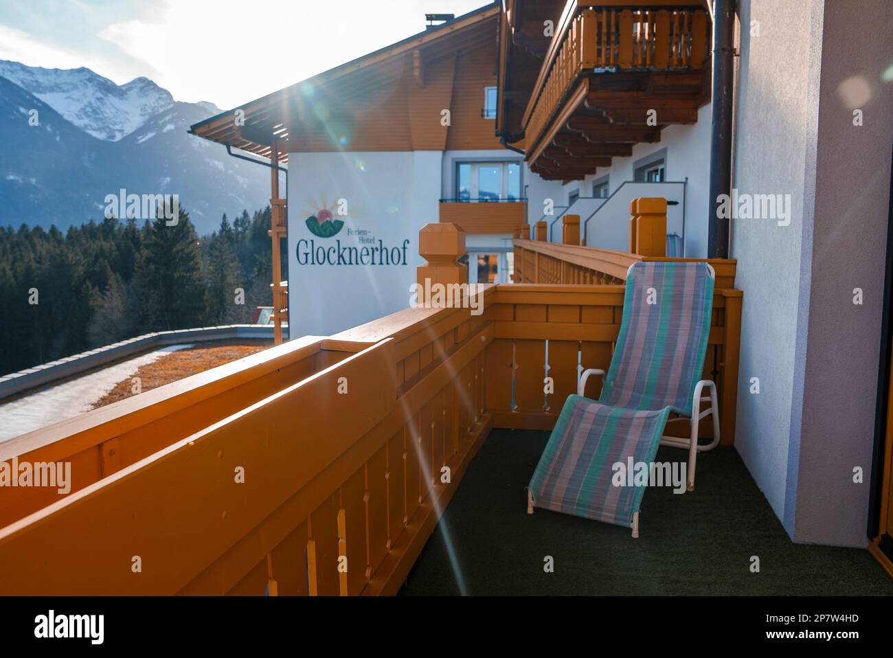 Textile chair on balcony hi-res stock photography and images - Alamy