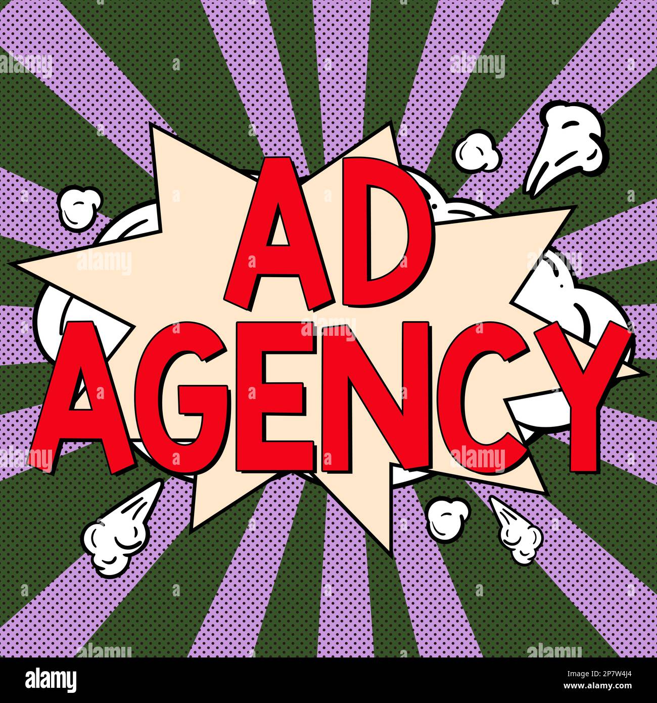 Conceptual caption Ad Agency. Word for business dedicated to creating ...