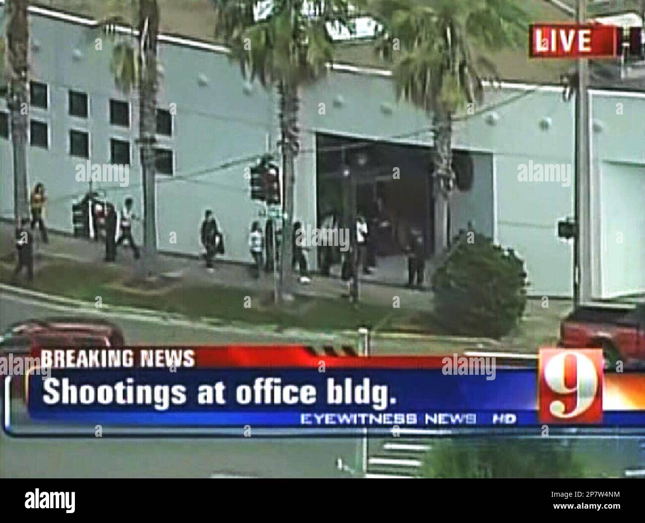 This video frame grab image taken from WFTV television shows police ...