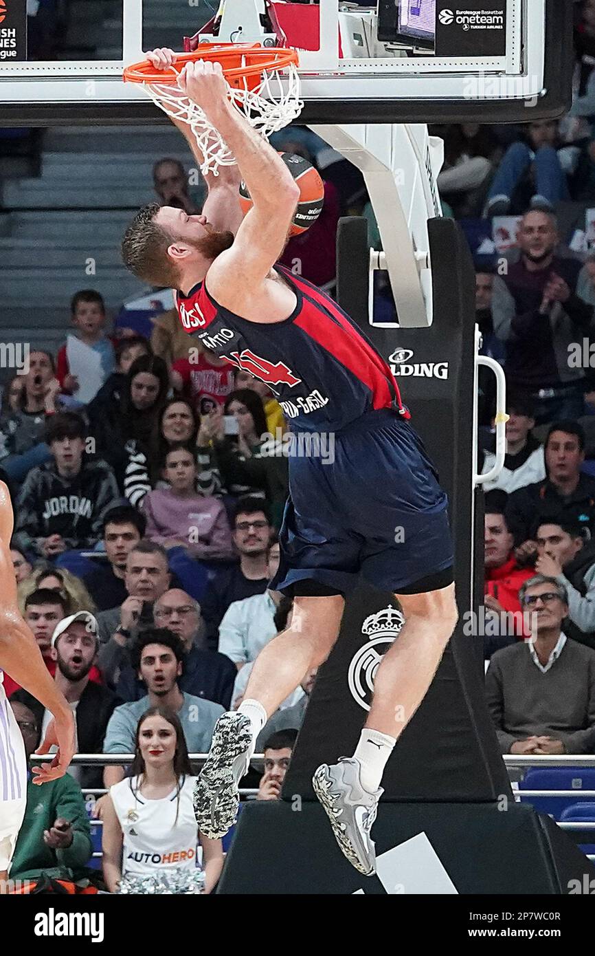 Cazoo Baskonia Vitoria-Gasteiz's Matthew Costello during Euroleague ...
