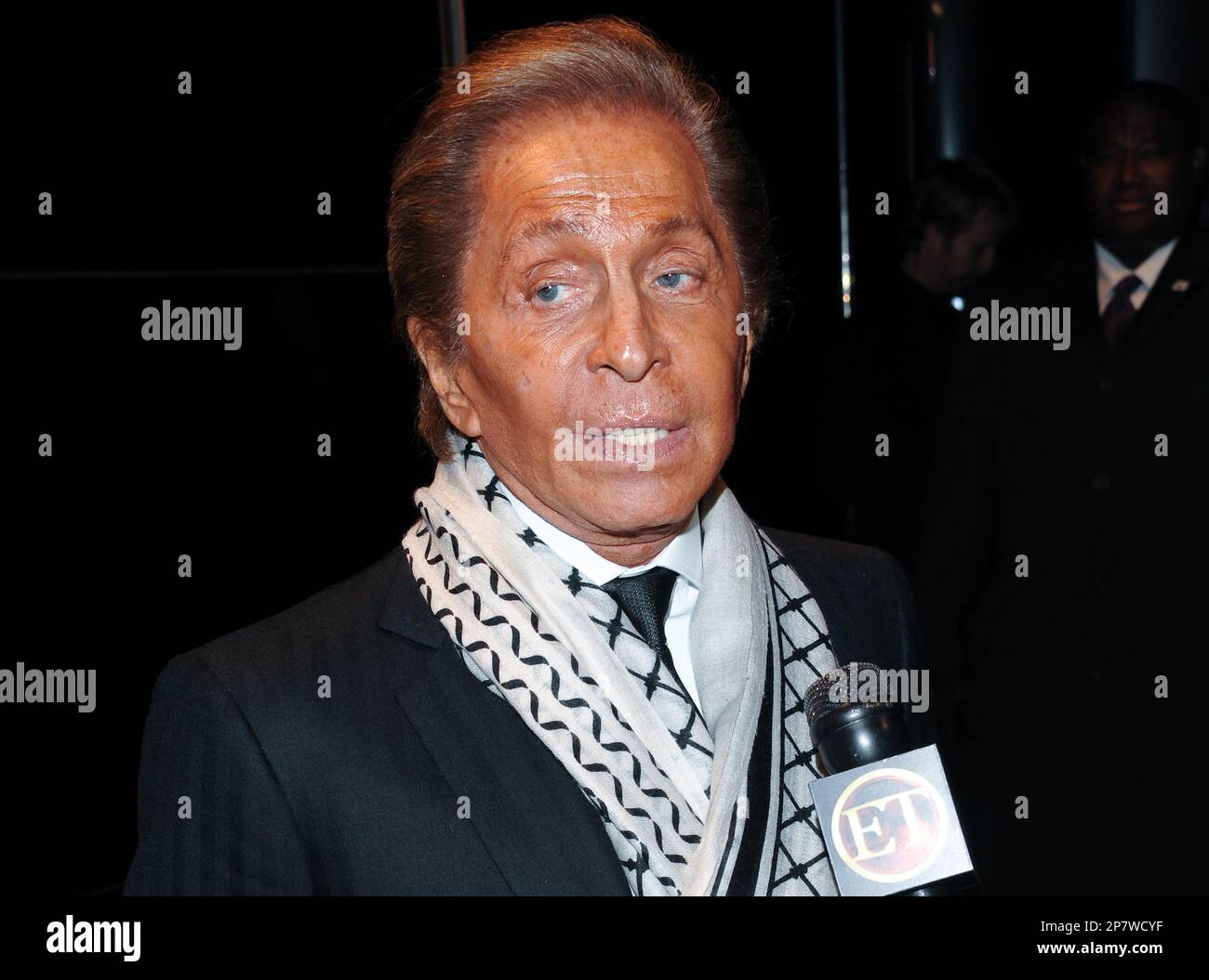 Fashion designer Valentino arrives for the 'Valentino: The Last Emperor ...