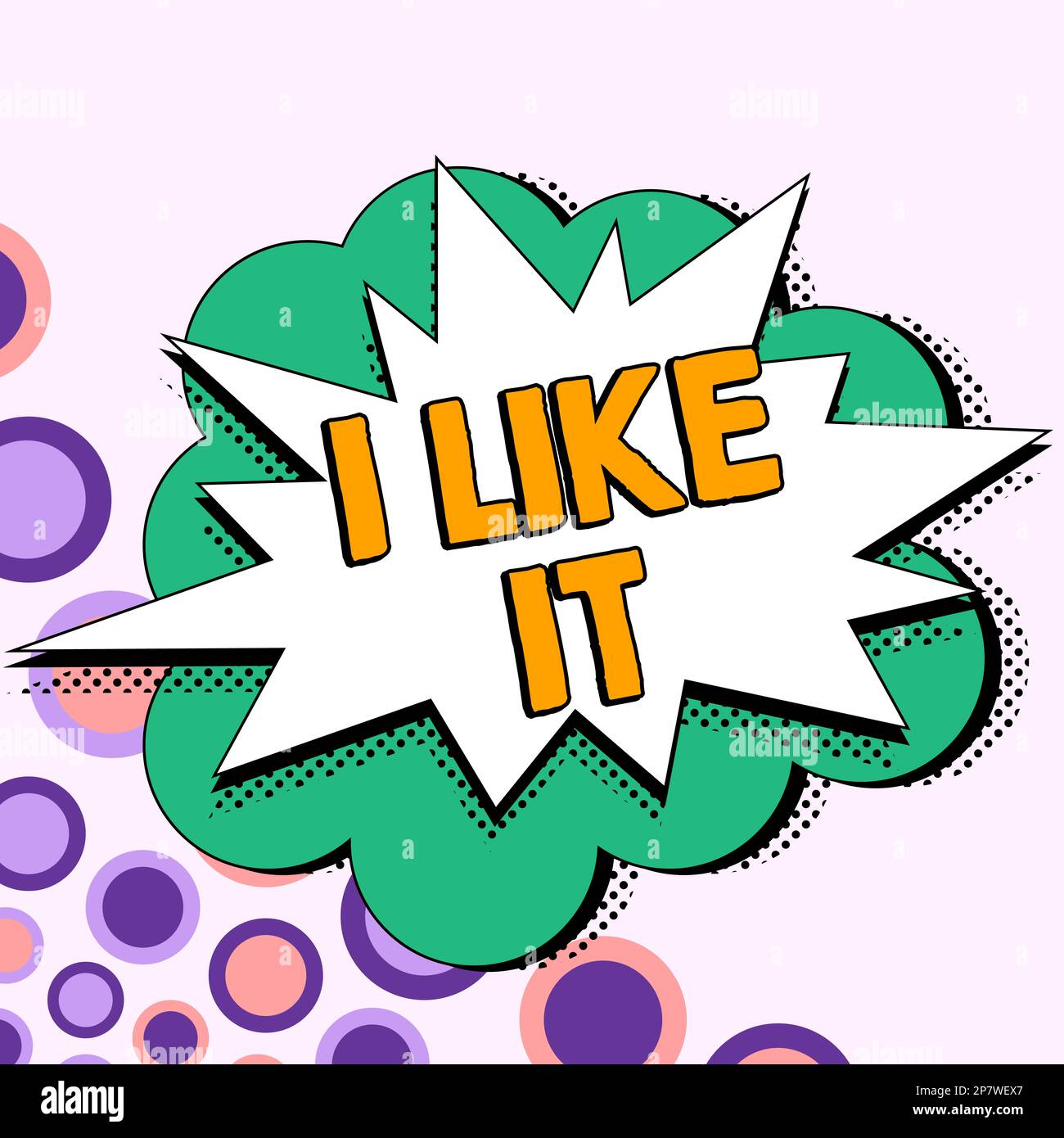 Hand writing sign I Like It. Business approach To be pleased with ...