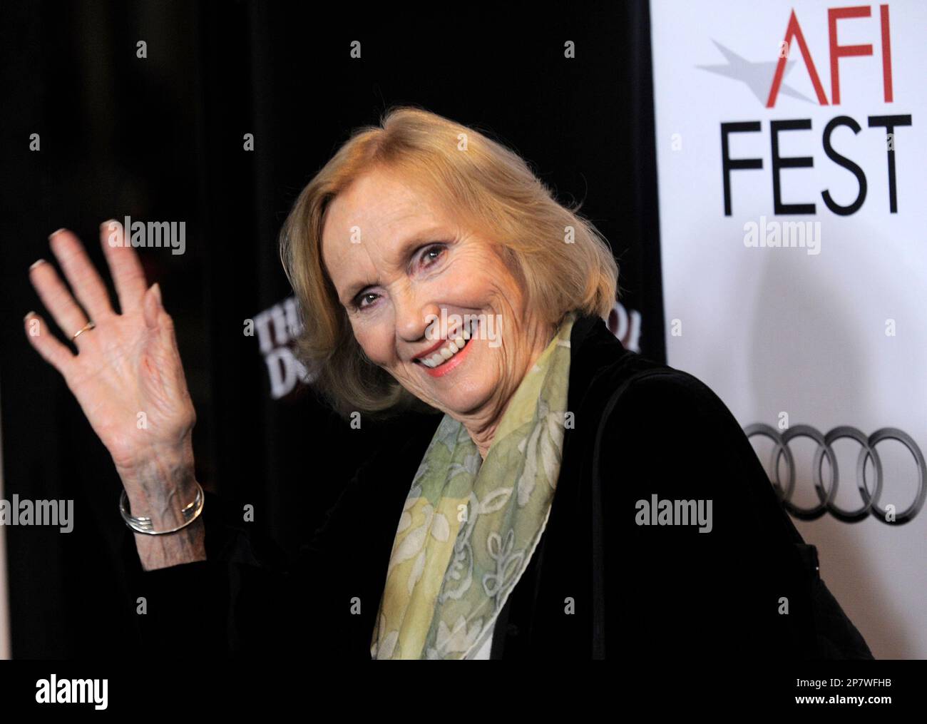 Actress Eva Marie Saint waves to photographers at the premiere of the ...