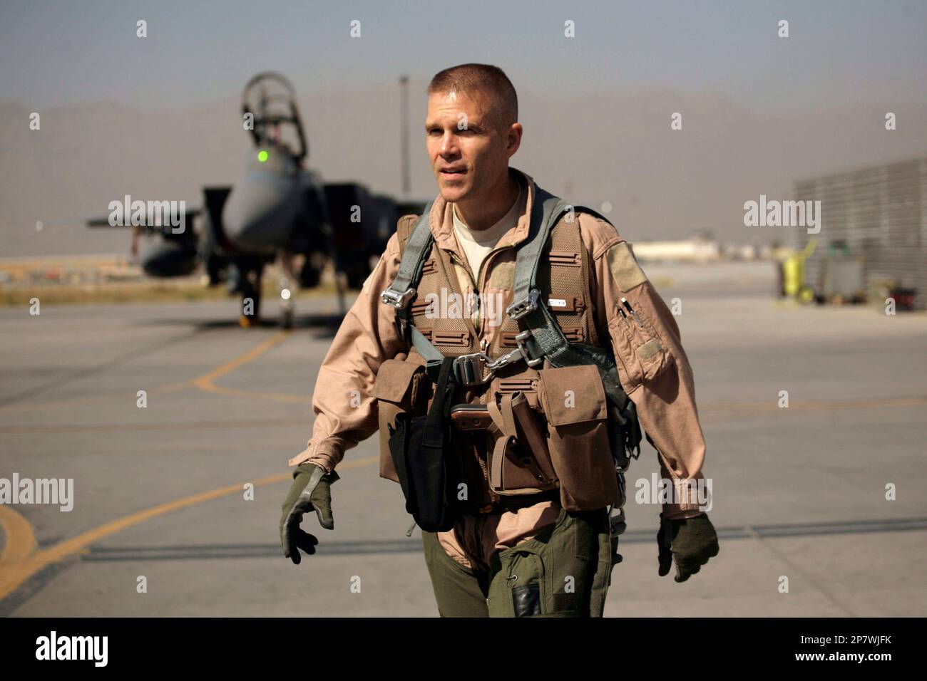 In this picture taken Saturday, Oct. 17, 2009, U.S. Air Force Brig. Gen ...