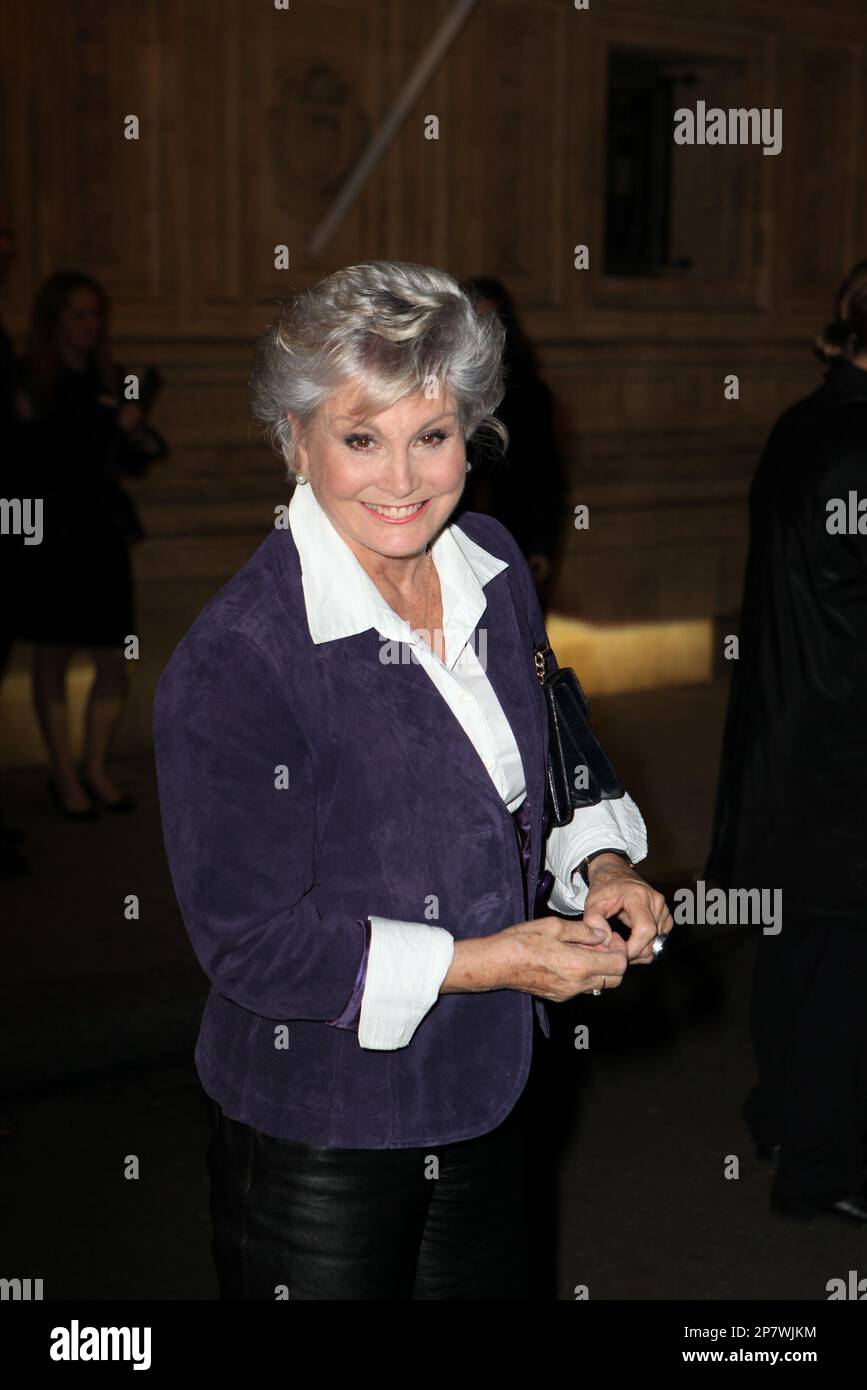 Angela Rippon arrives at the Hard Rock Pinktober Women of Rock Charity ...