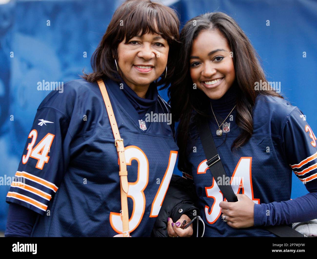 Connie Payton, left, wife of former Chicago Bears running back Walter ...